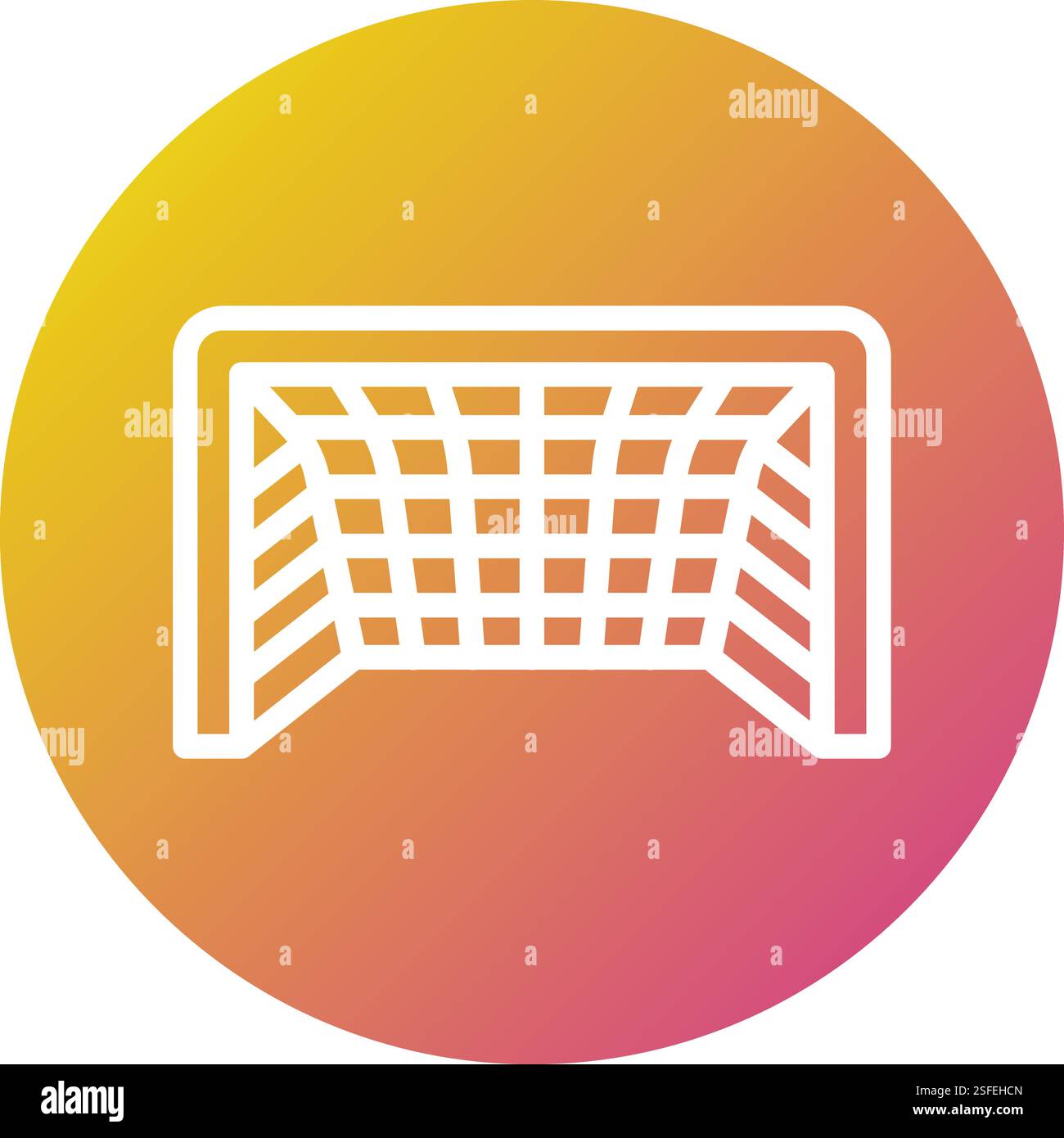 Football goal Vector Icon Design Illustration Stock Vector Image & Art ...