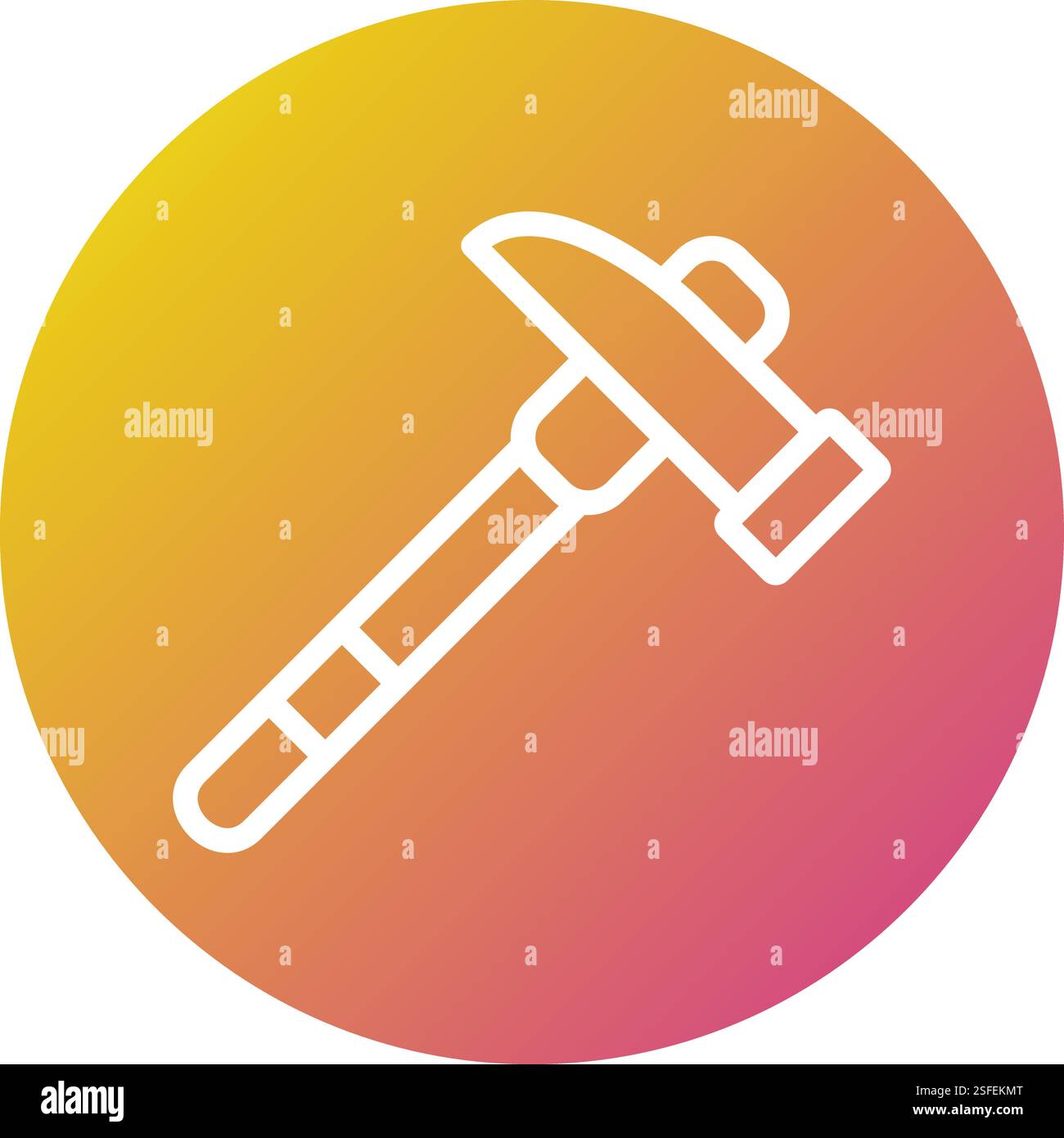 Pick hammer Vector Icon Design Illustration Stock Vector Image & Art - Alamy