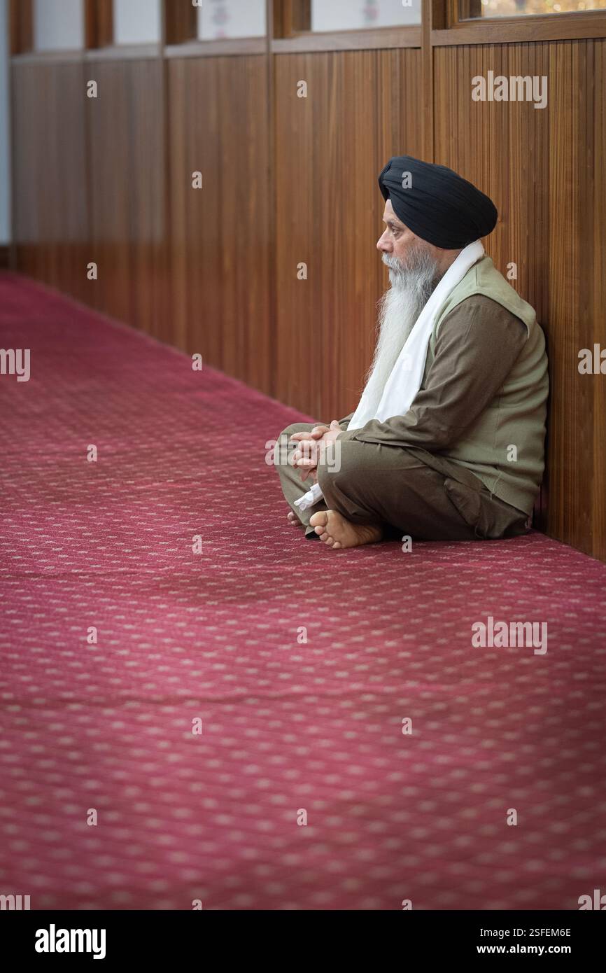 At an Akhand Path service where the entire bible is read a Sikh priest ...