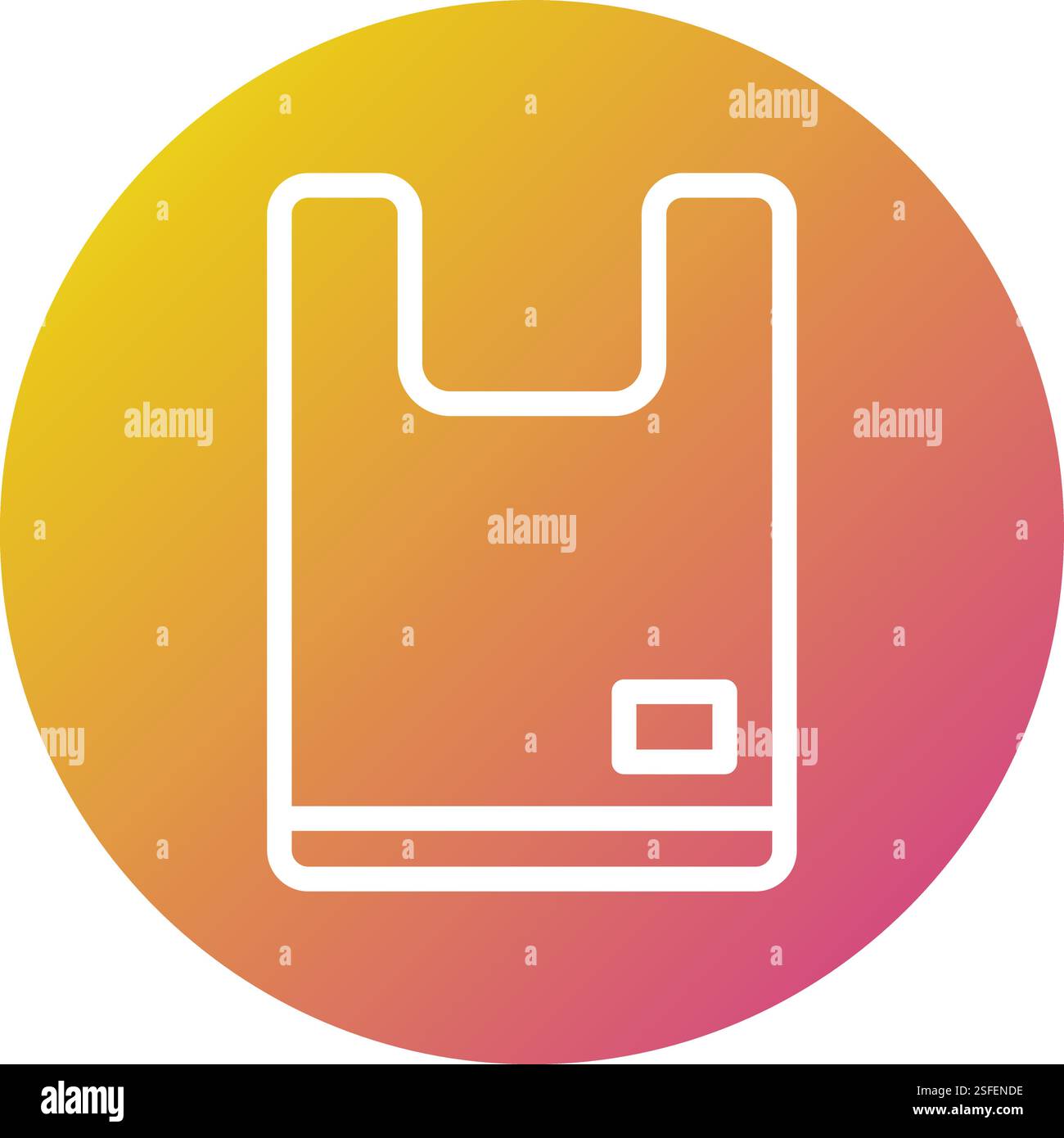 Plastic bag Vector Icon Design Illustration Stock Vector Image & Art ...