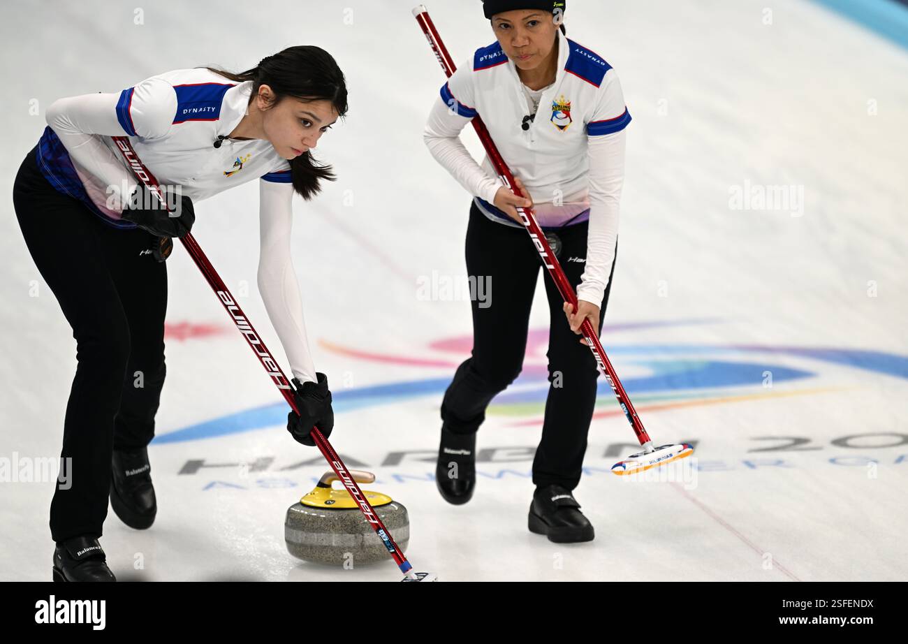 Harbin, China's Heilongjiang Province. 9th Feb, 2025. Leilani Sumbillo ...