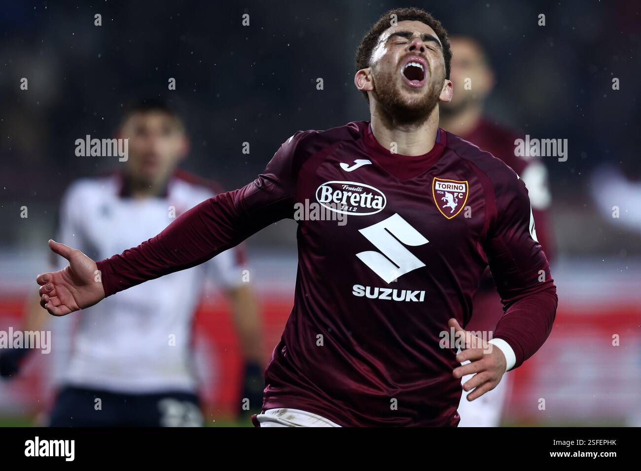 Torino, Italy. 08th Feb, 2025. Che Adams of Torino Fc looks dejected ...