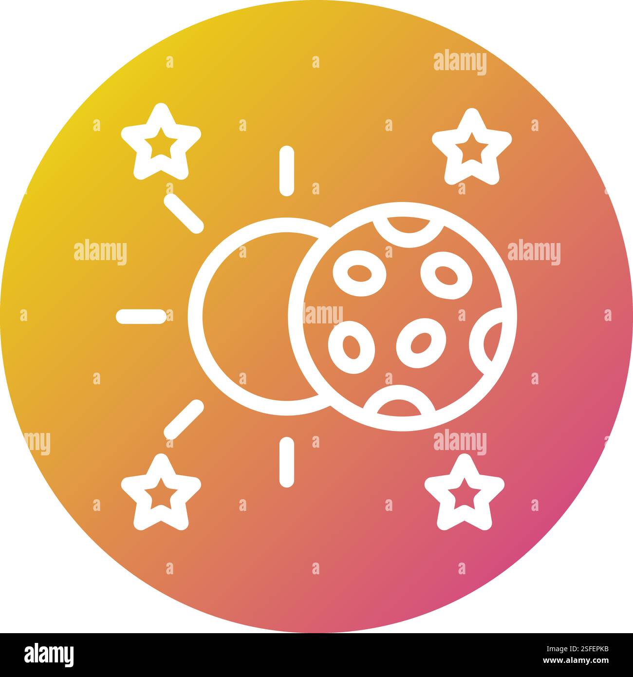 Lunar Vector Icon Design Illustration Stock Vector Image & Art - Alamy