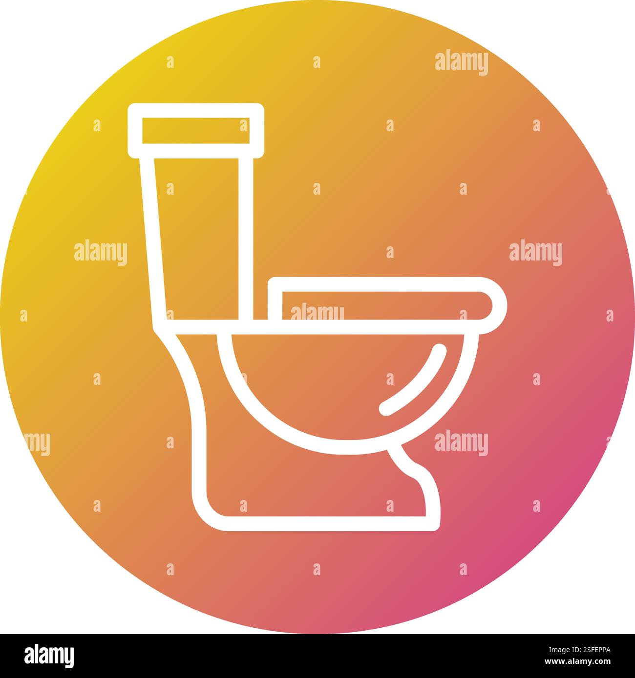 Toilet icon design hi-res stock photography and images - Alamy