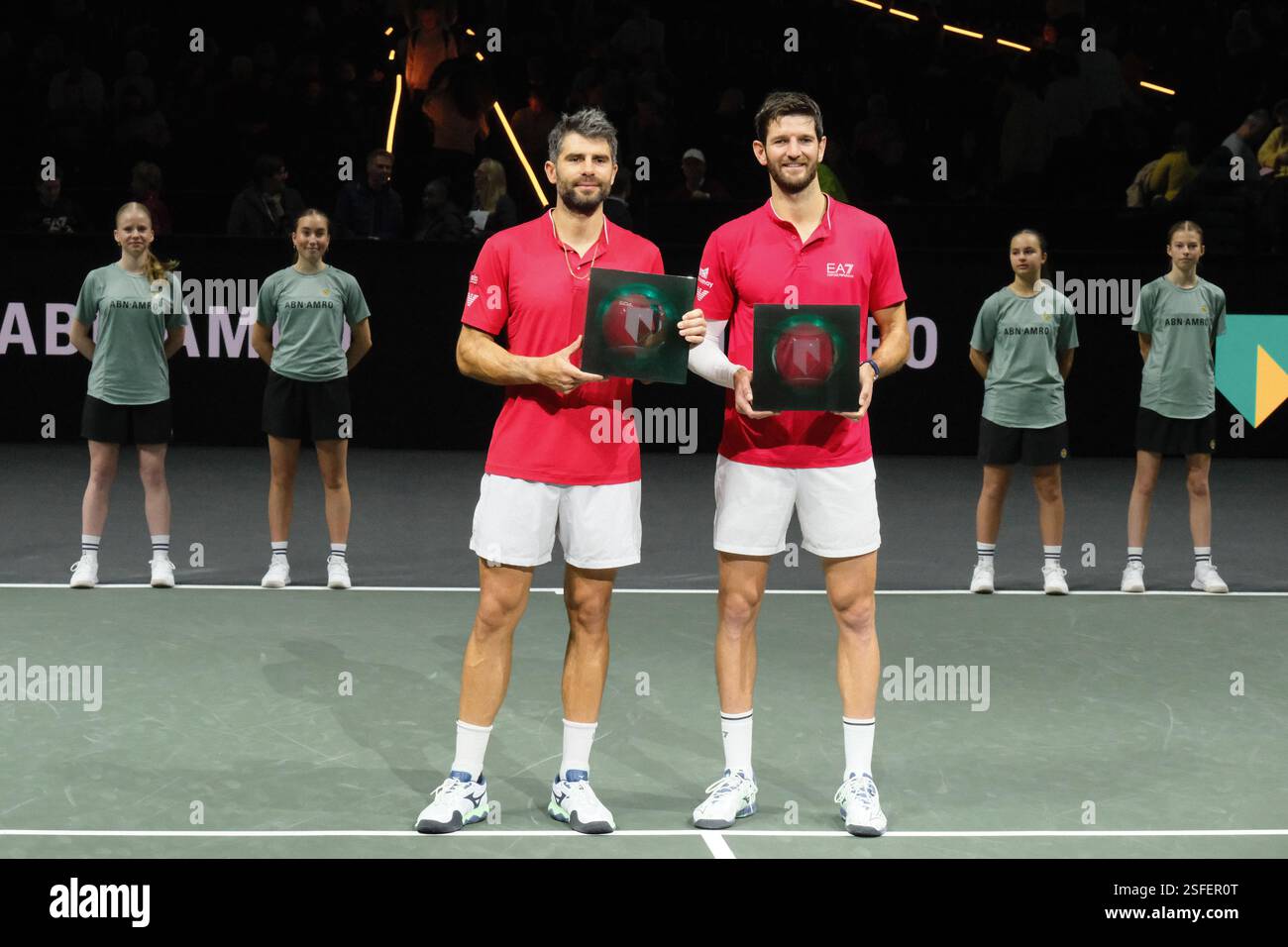 Rotterdam, NL, 09th February, 2025. ROTTERDAM, NETHERLANDS - DAY 7: Andrea Vavassori (IT) and ...