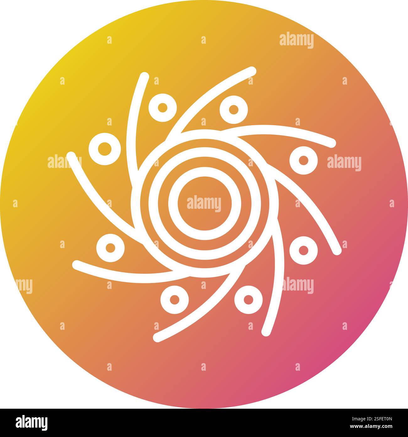 Black hole Vector Icon Design Illustration Stock Vector Image & Art - Alamy