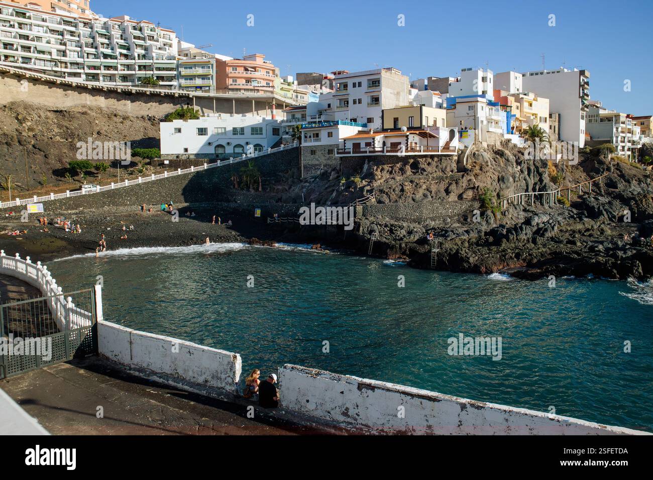 Playa de Santiago, Santa Cruz de Tenerife, Spain-28JAN2025-Playa de ...