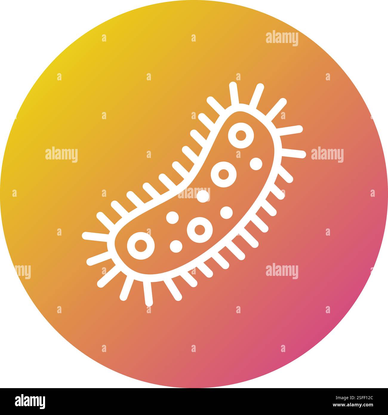 Bacteria icon design hi-res stock photography and images - Alamy