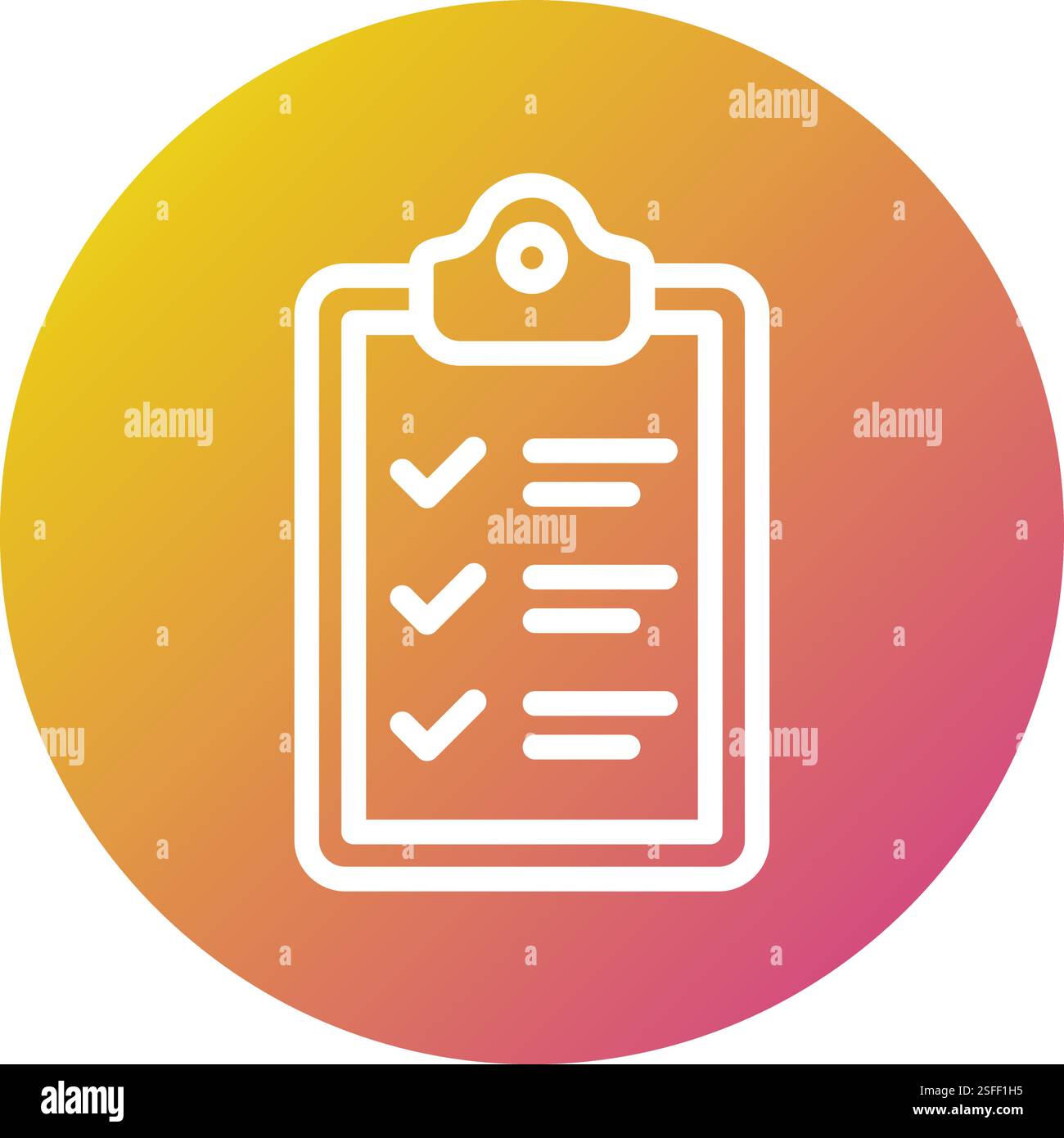 Clipboard check list icons hi-res stock photography and images - Alamy