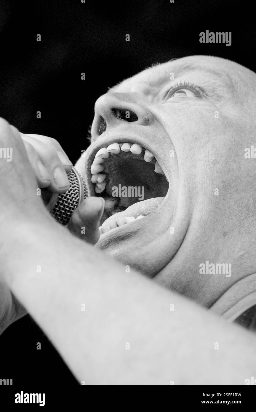 BAD MANNERS, CONCERT, 2004: Buster Bloodvessel of Bad Manners playing ...