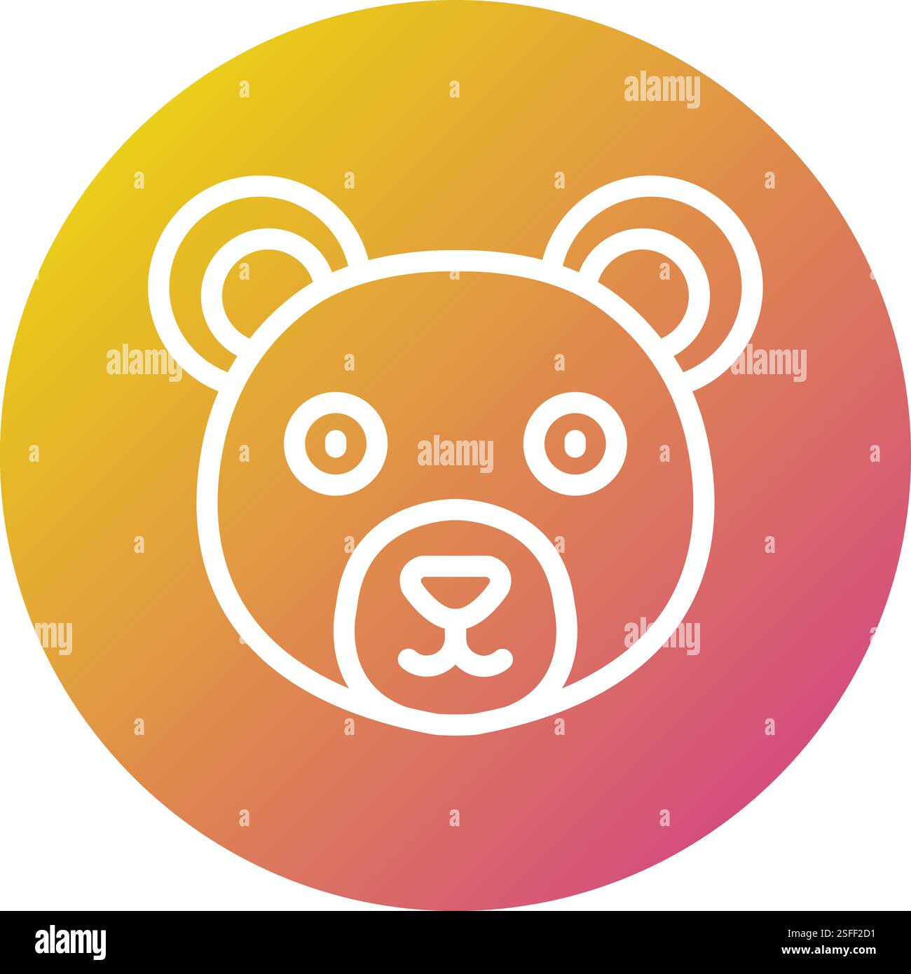 Bear Vector Icon Design Illustration Stock Vector Image & Art - Alamy