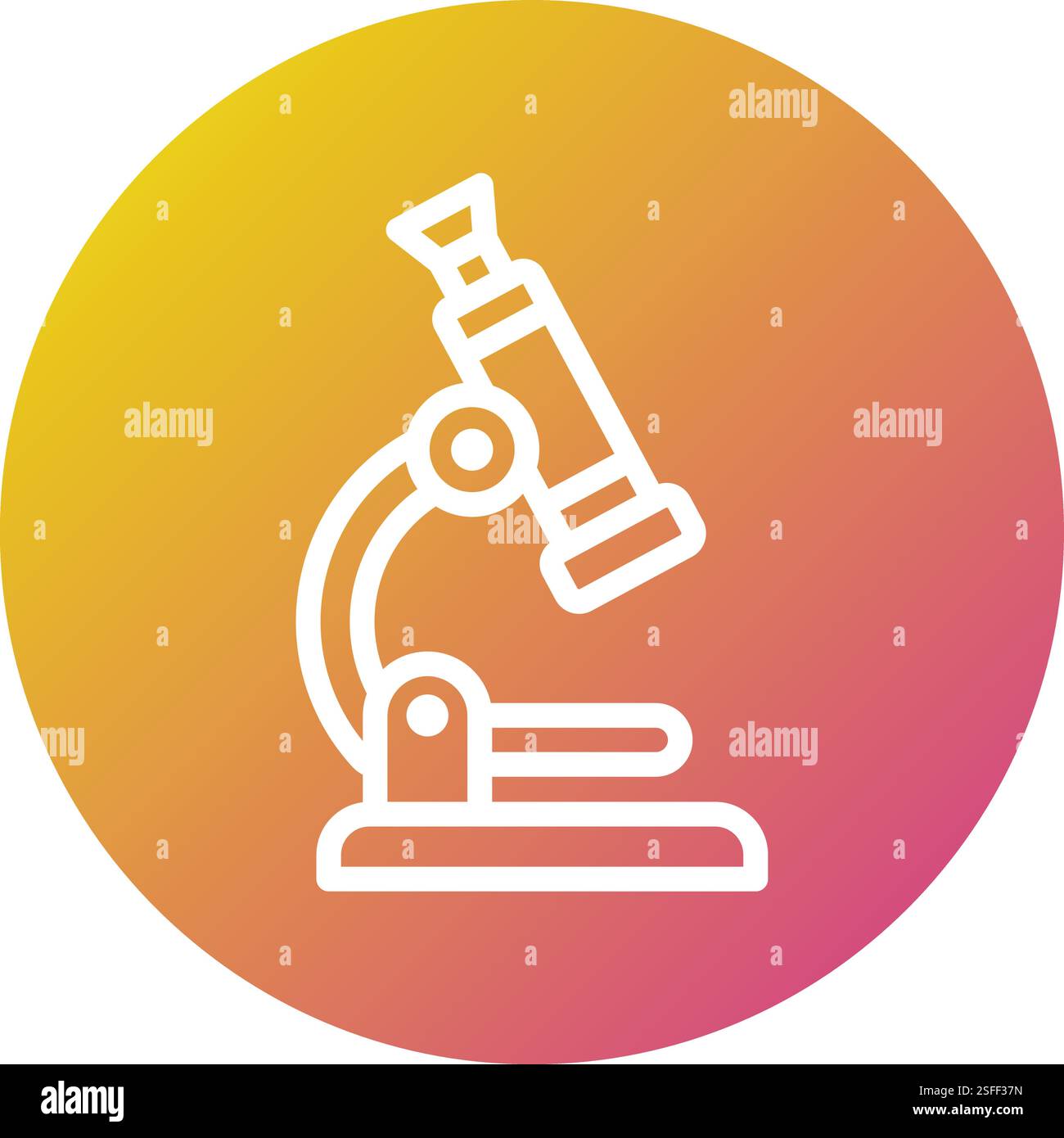 Microscope Vector Icon Design Illustration Stock Vector Image & Art - Alamy