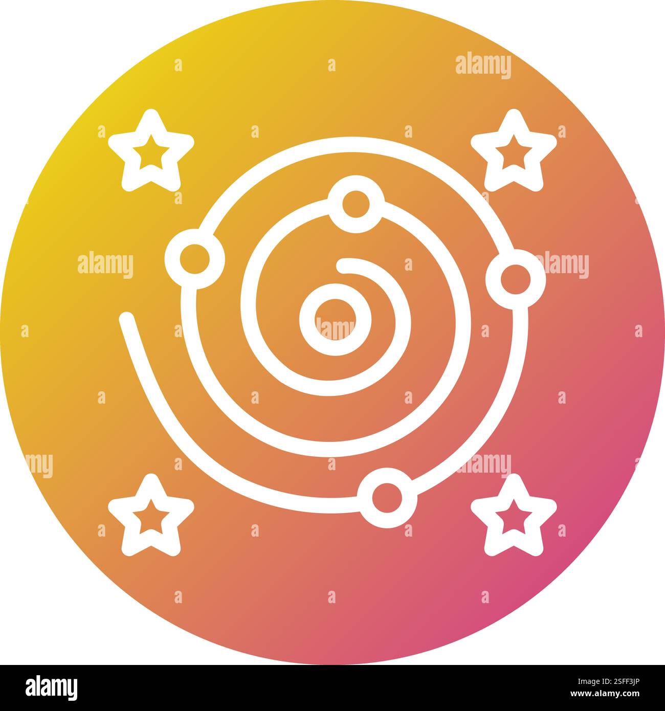 Universe line vector icons Stock Vector Images - Alamy