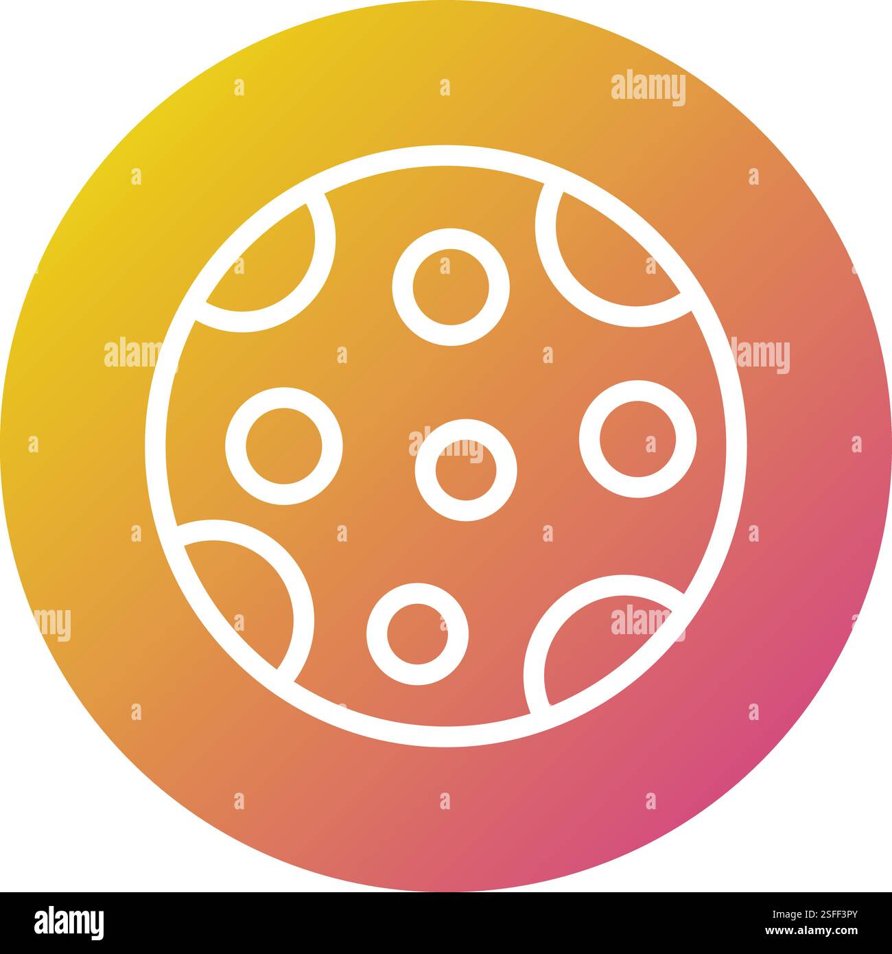Full moon Vector Icon Design Illustration Stock Vector Image & Art - Alamy