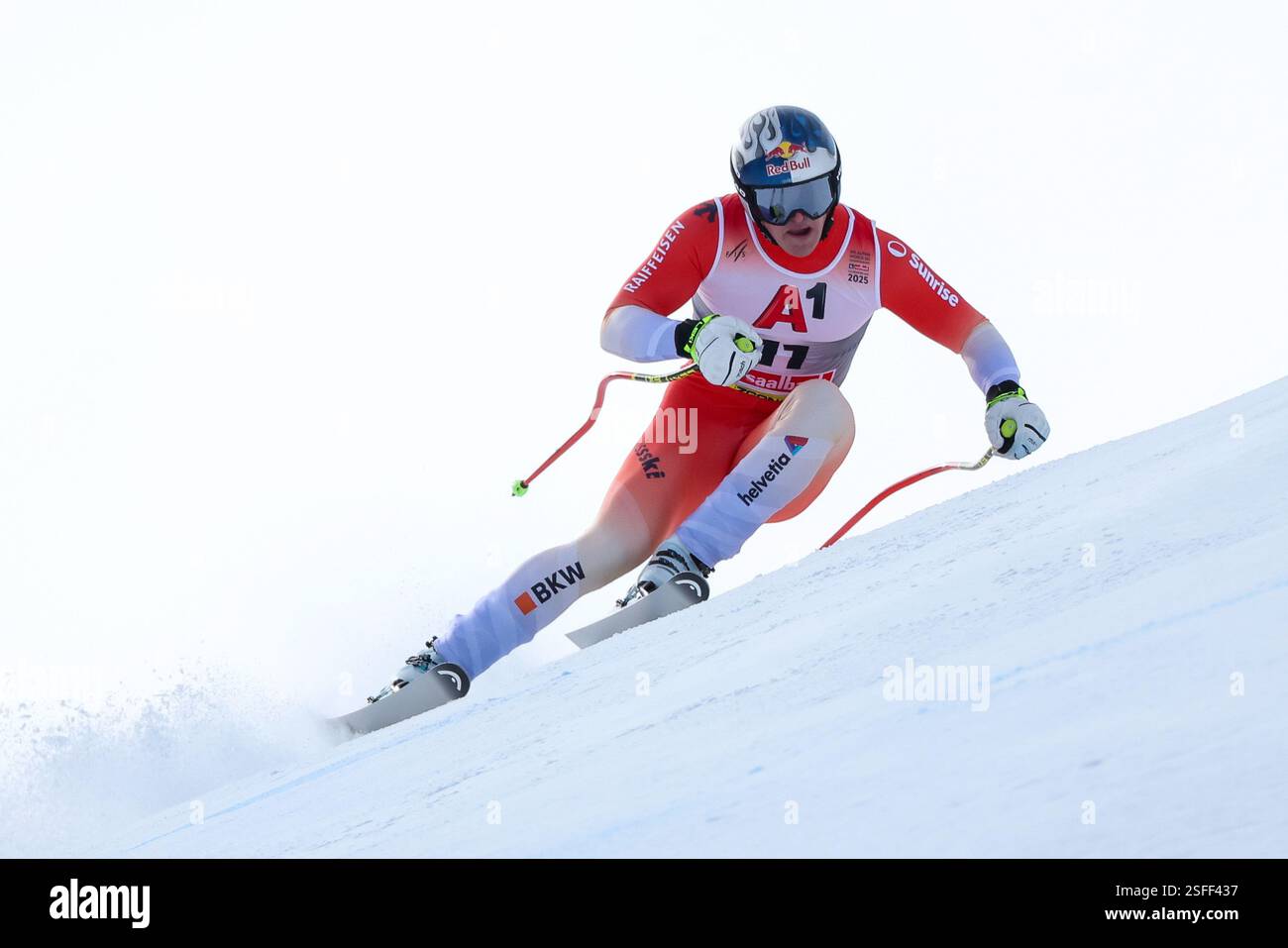 Saalbach, Austria. 09th Feb, 2025. FIS Alpine World Ski Championships ...