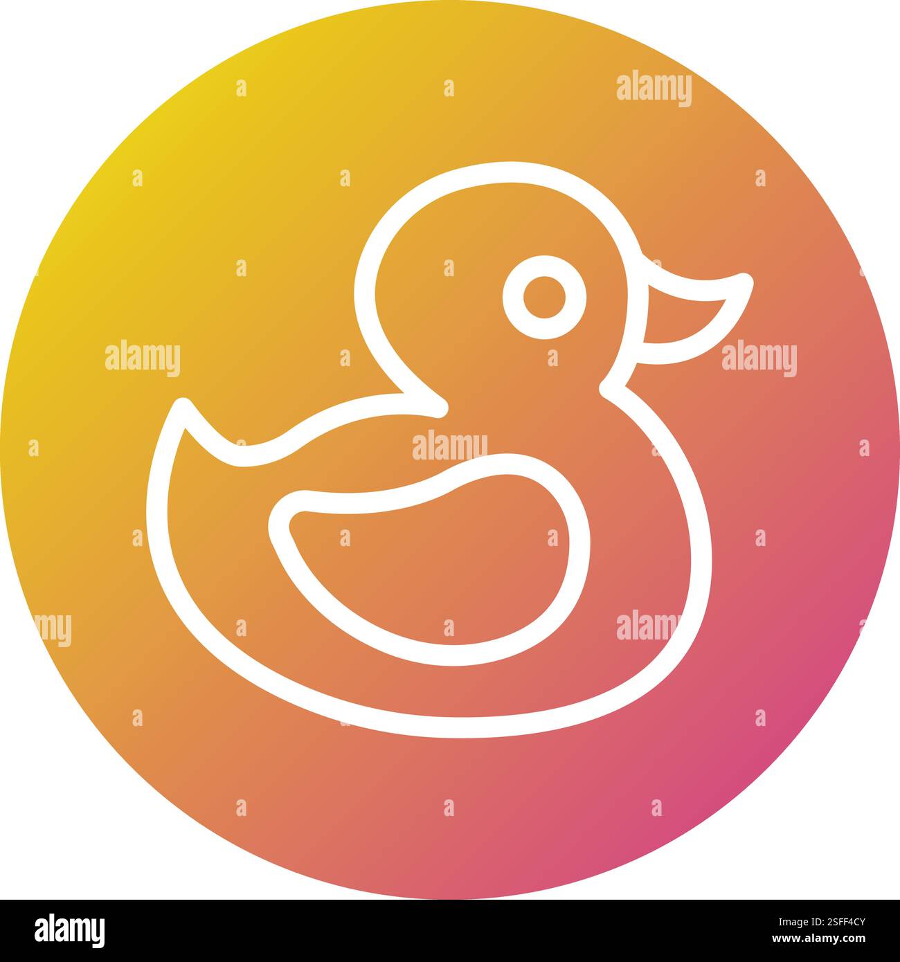 Rubber duck Vector Icon Design Illustration Stock Vector Image & Art ...
