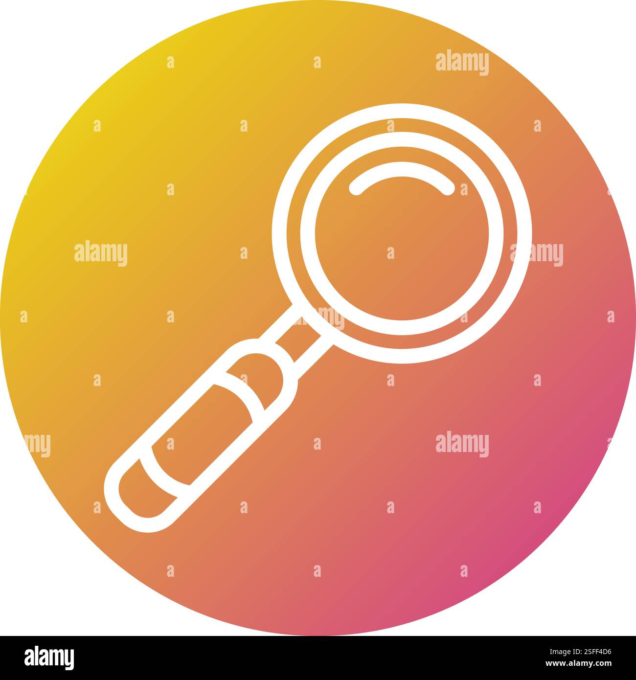 Loupe Vector Icon Design Illustration Stock Vector Image & Art - Alamy
