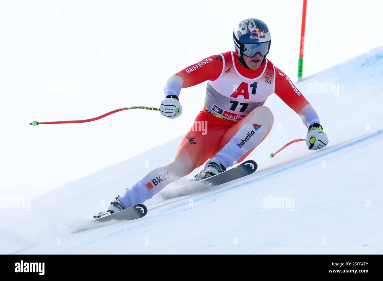 Saalbach, Austria. 09th Feb, 2025. FIS Alpine World Ski Championships Saalbach 2025 Men's ...
