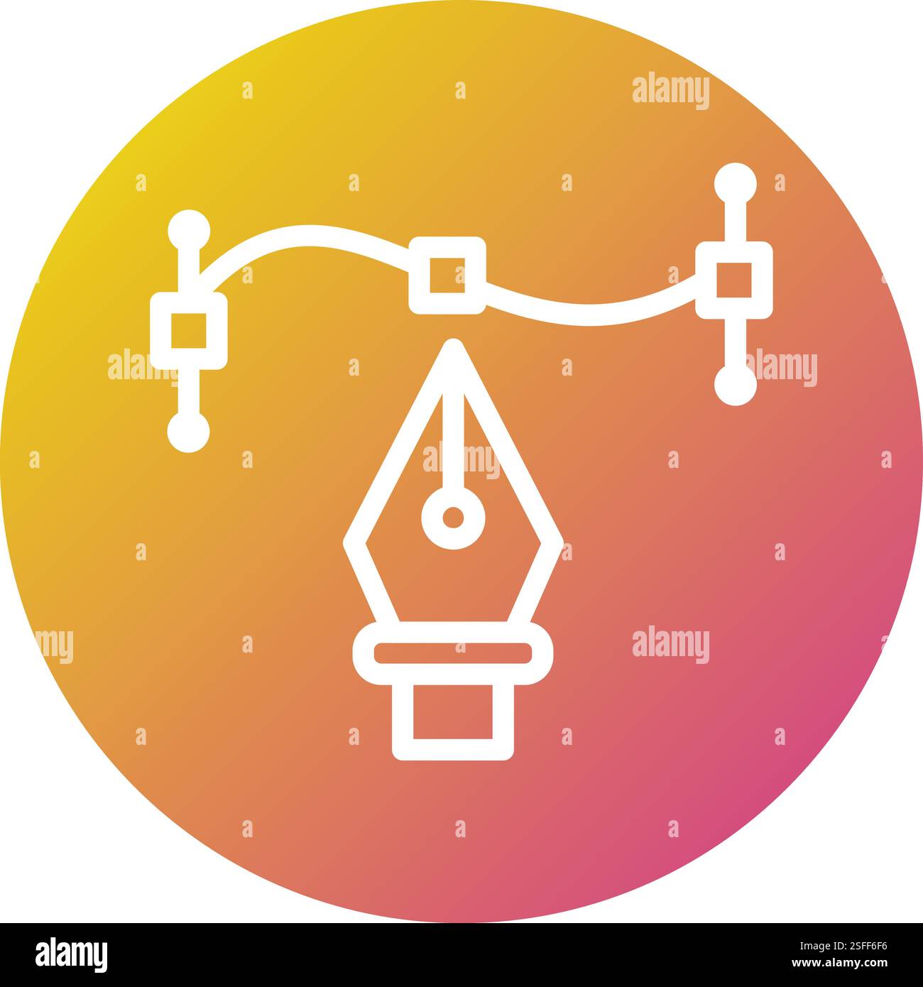 Pen tool Vector Icon Design Illustration Stock Vector Image & Art - Alamy