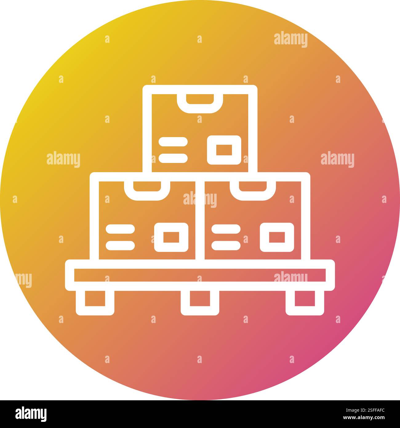 Pallet Vector Icon Design Illustration Stock Vector Image & Art - Alamy
