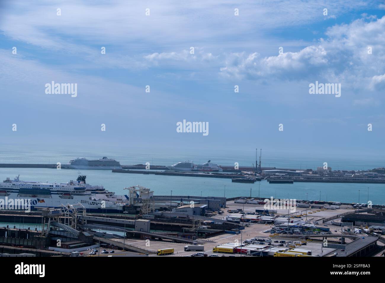 Port of Dover, London Stock Photo - Alamy