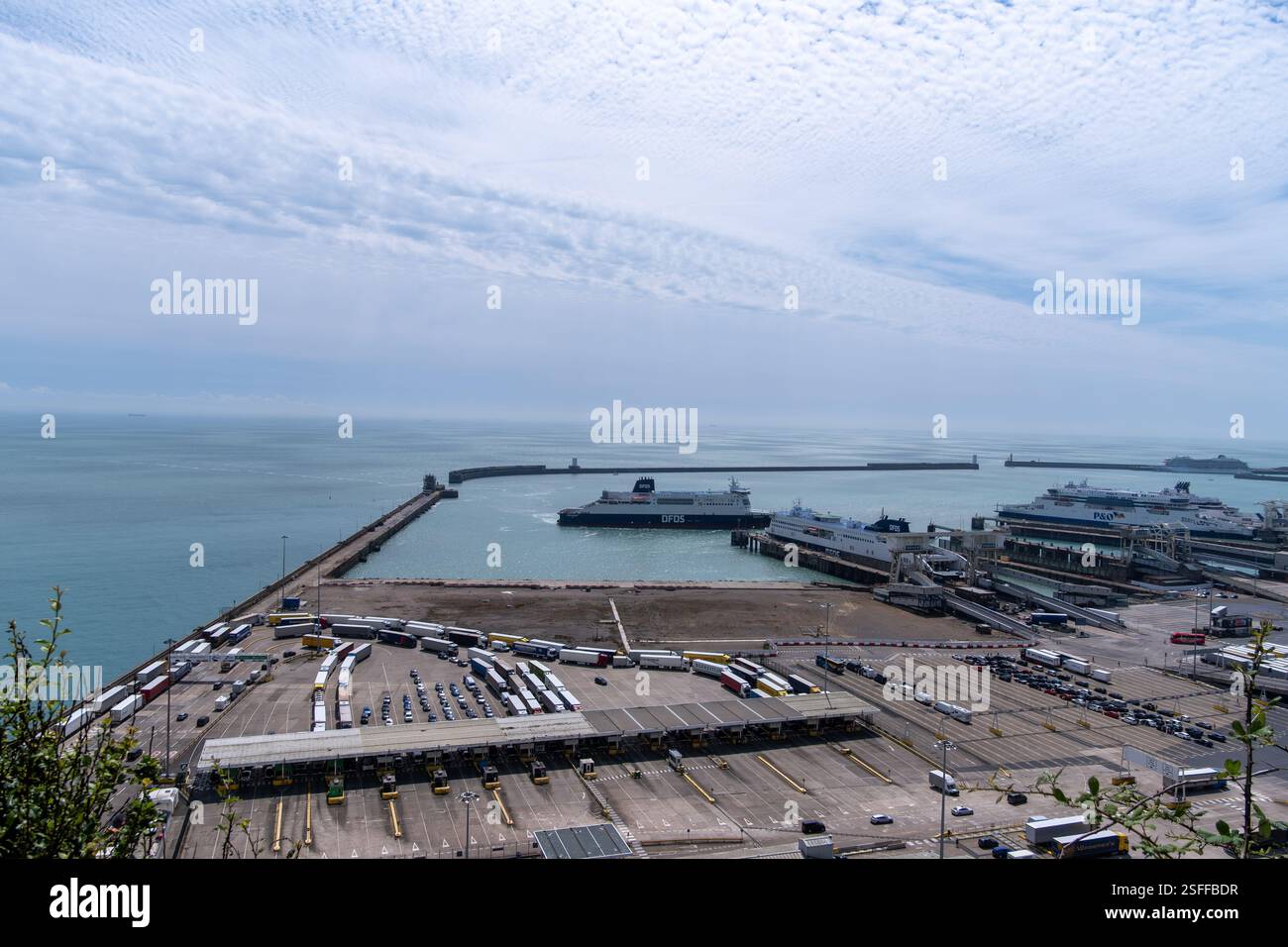 Port of Dover in England Stock Photo - Alamy