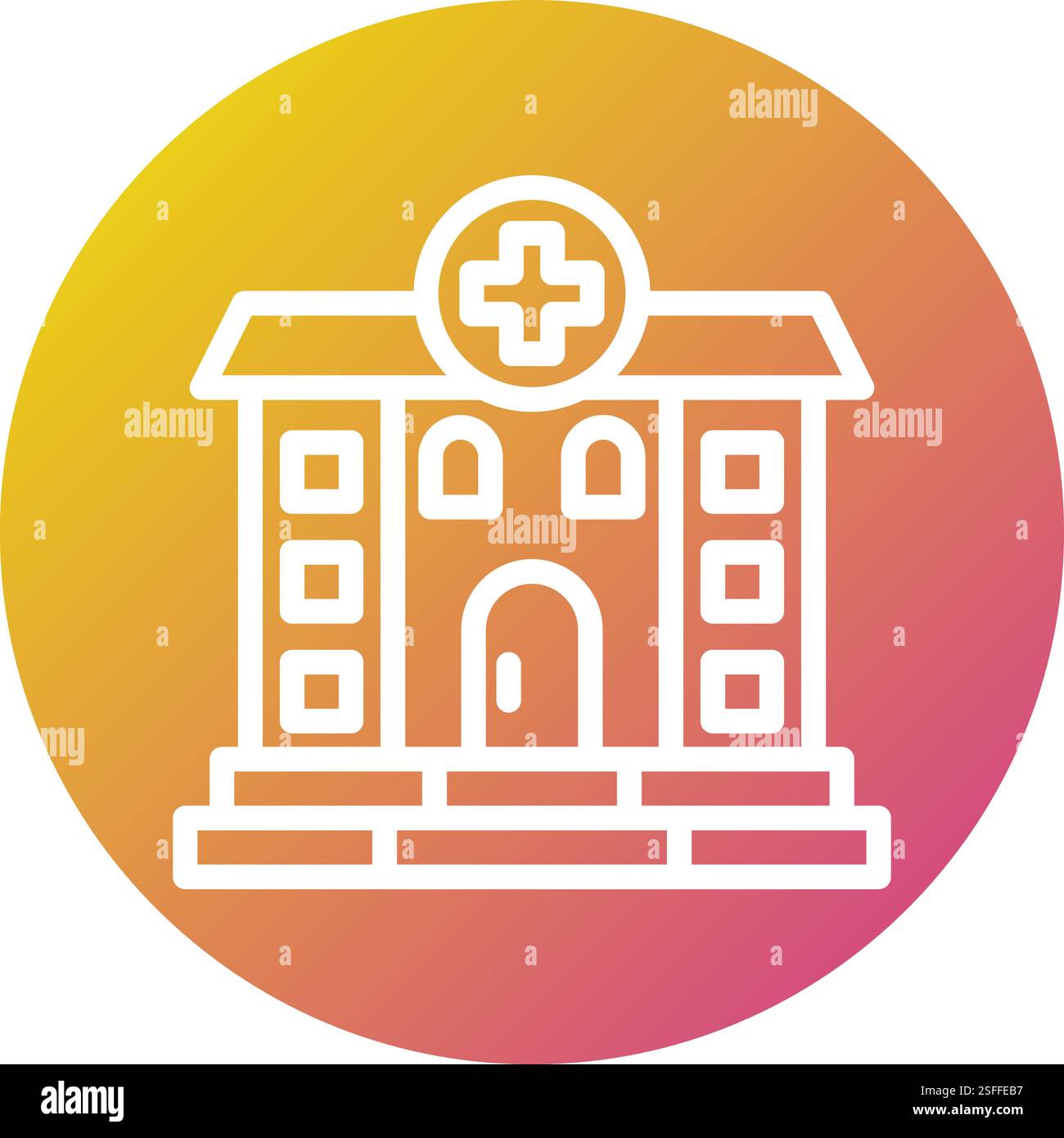 Hospital Vector Icon Design Illustration Stock Vector Image & Art - Alamy