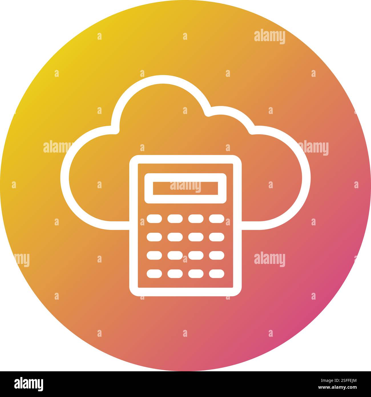 Calculator icon pack Cut Out Stock Images & Pictures - Alamy