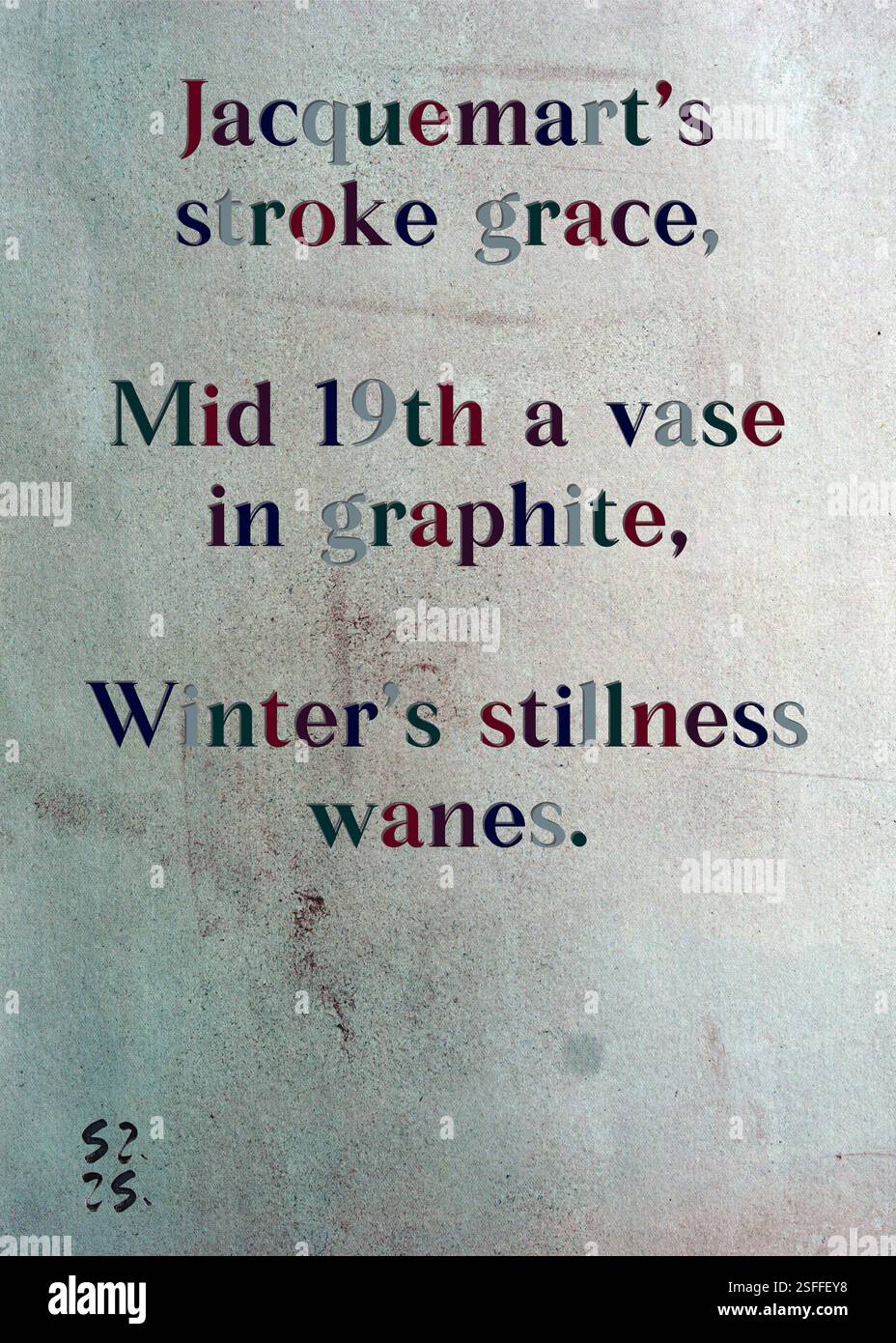 Jacquemart's stroke grace, Mid 19th a vase in graphite, Winter's ...