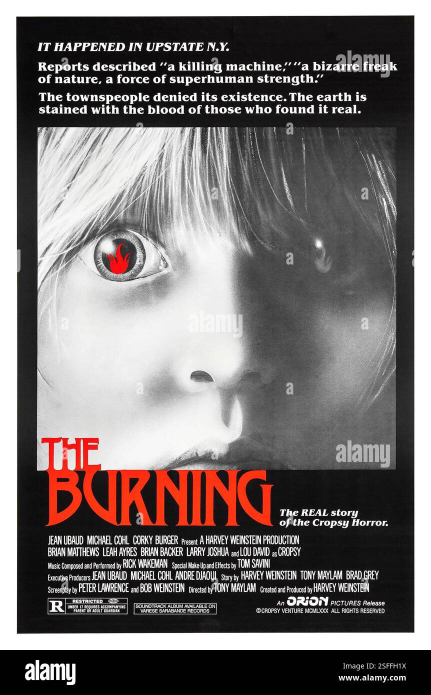THE BURNING (1981), directed by TONY MAYLAM. Credit: FILMWAYS / Album Stock Photo - Alamy
