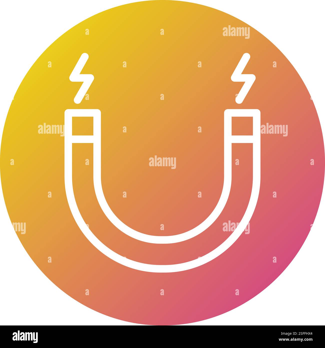 Magnet Vector Icon Design Illustration Stock Vector Image & Art - Alamy