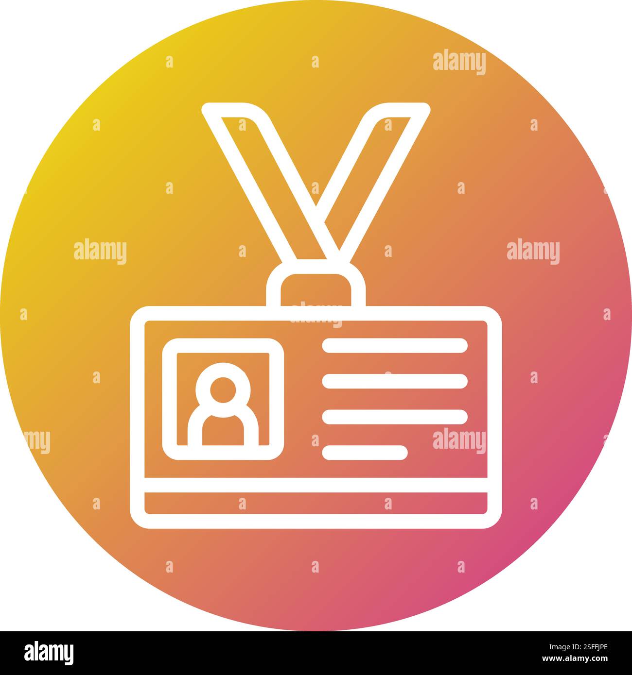 Id card Vector Icon Design Illustration Stock Vector Image & Art - Alamy