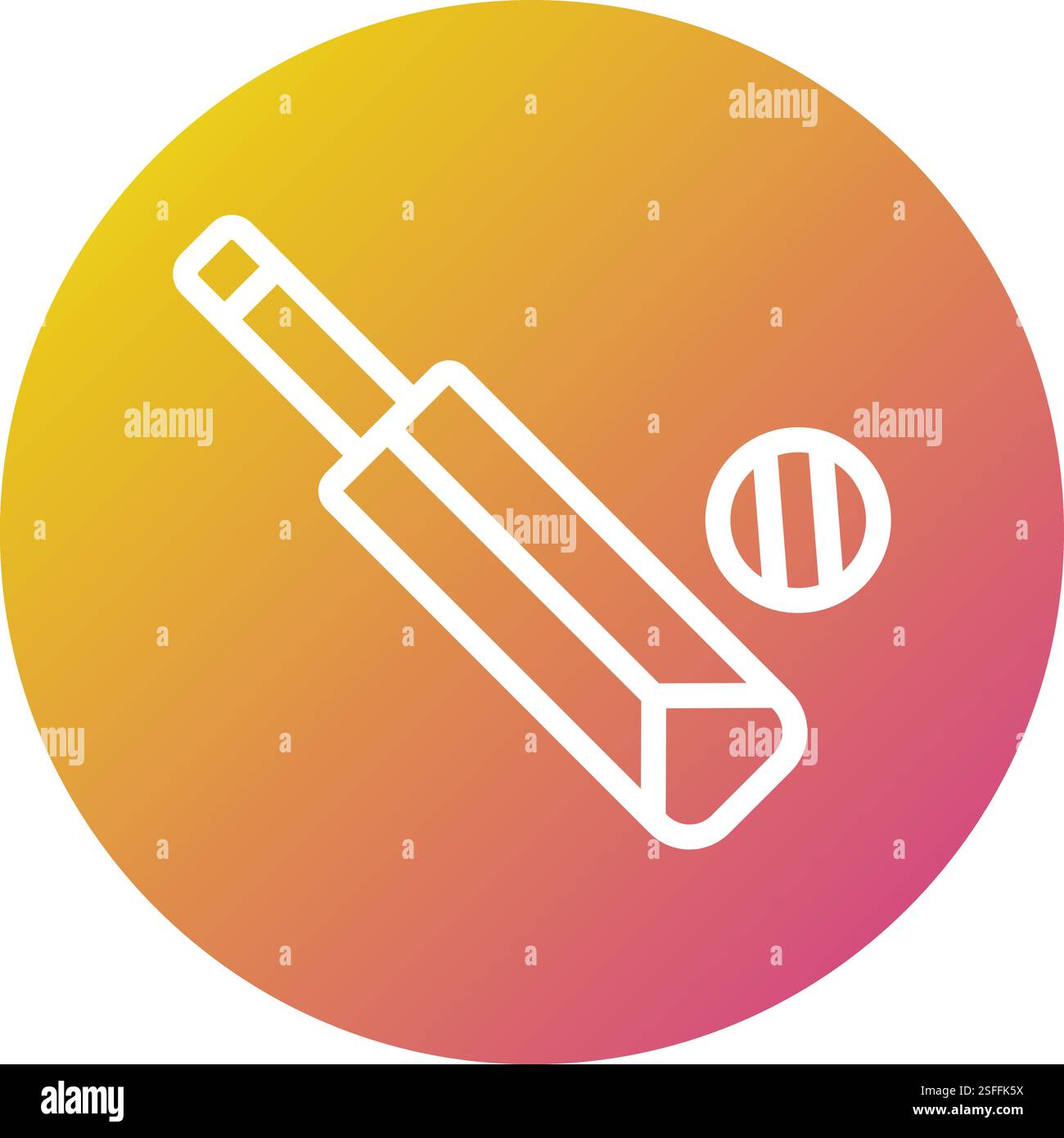 3d cricket bat Stock Vector Images - Alamy