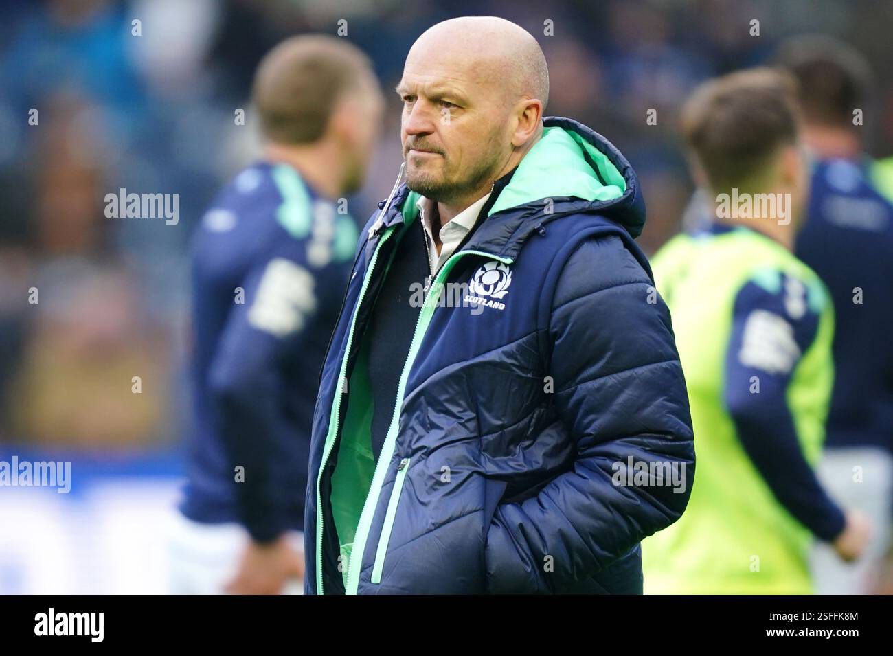 Scotland head coach Gregor Townsend before the Guinness Men's Six ...