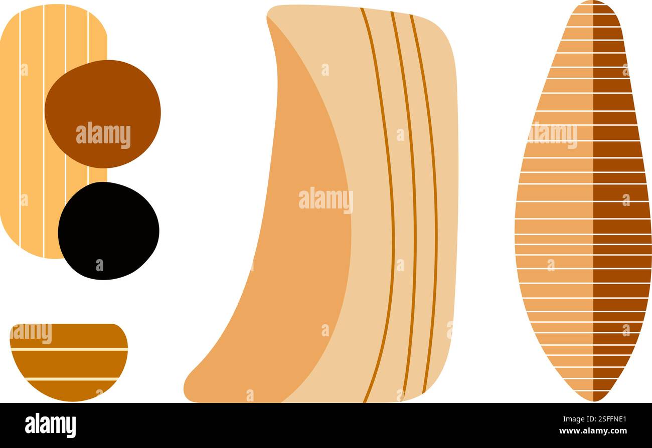 geometric abstract shapes isolated vector Stock Vector Image & Art - Alamy