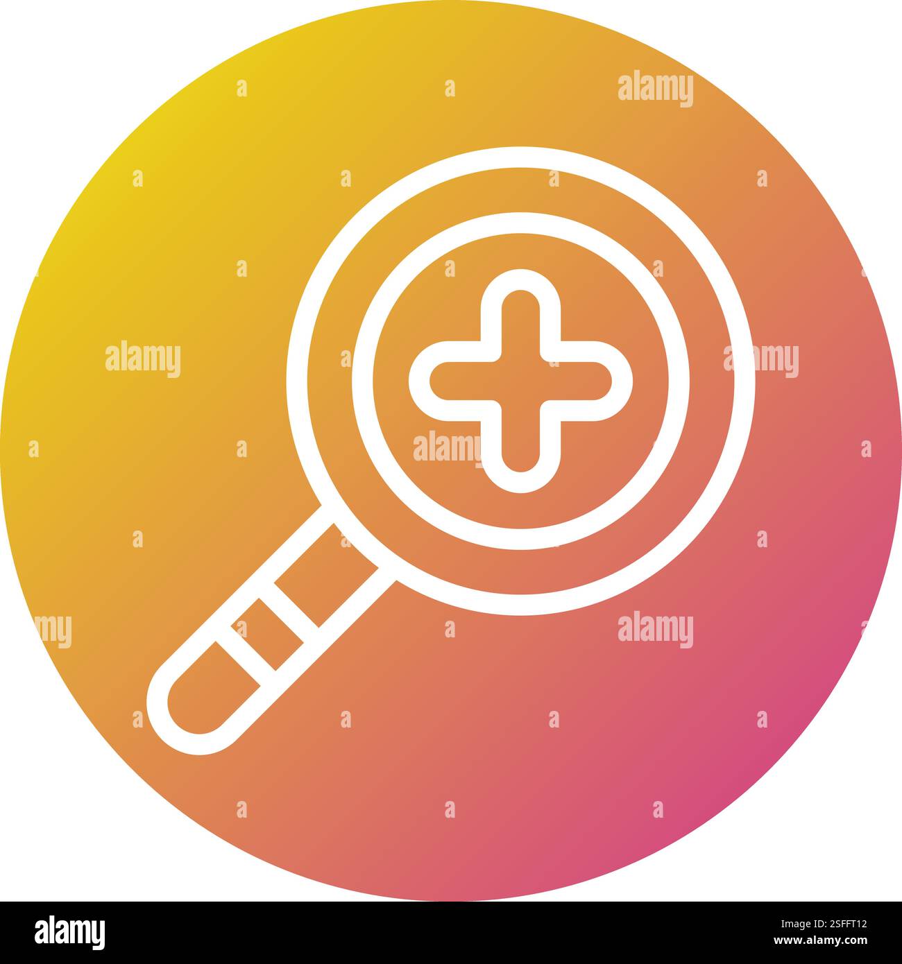 Flat zoom in icons Cut Out Stock Images & Pictures - Alamy