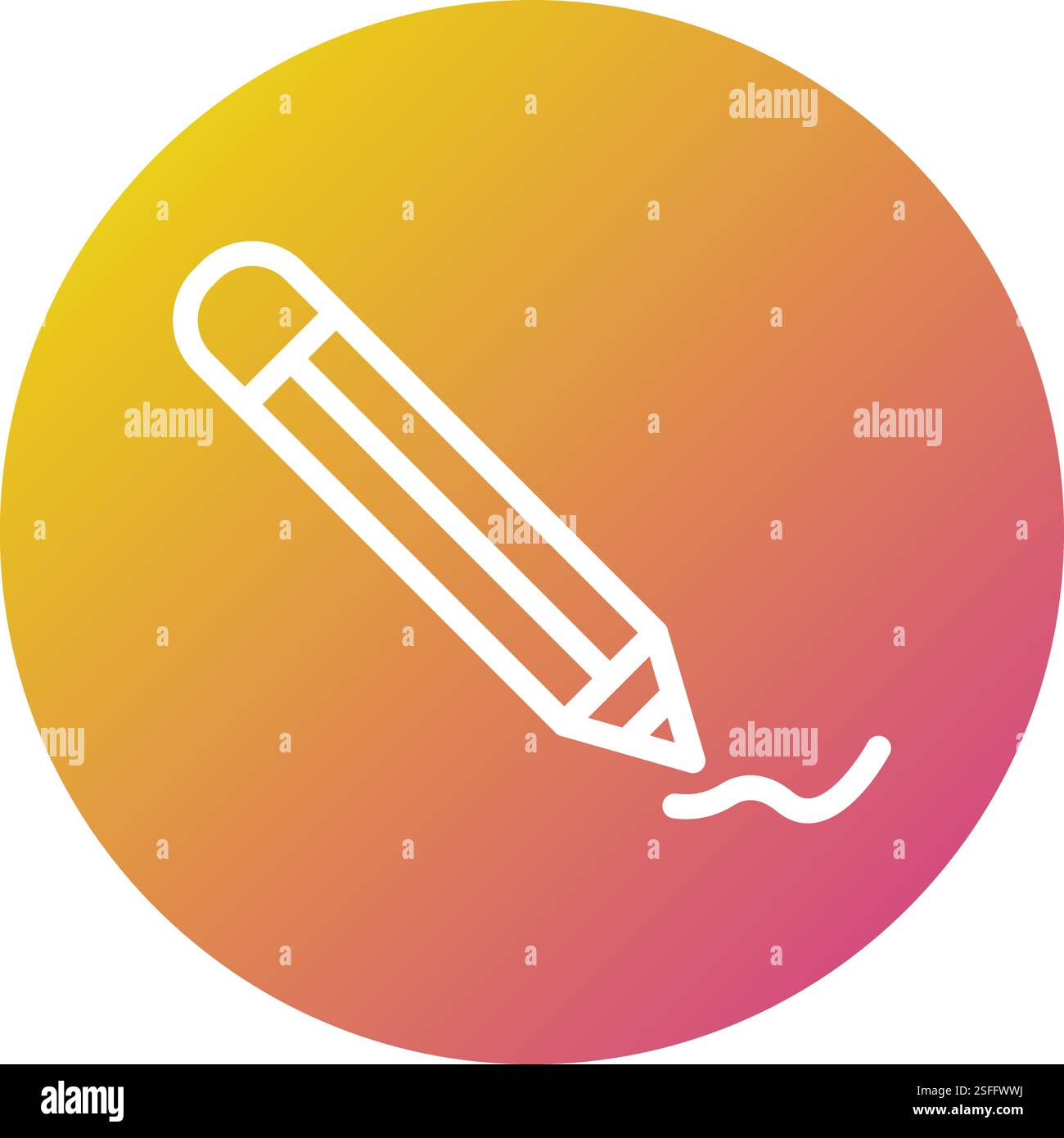 Pencil tool Vector Icon Design Illustration Stock Vector Image & Art ...