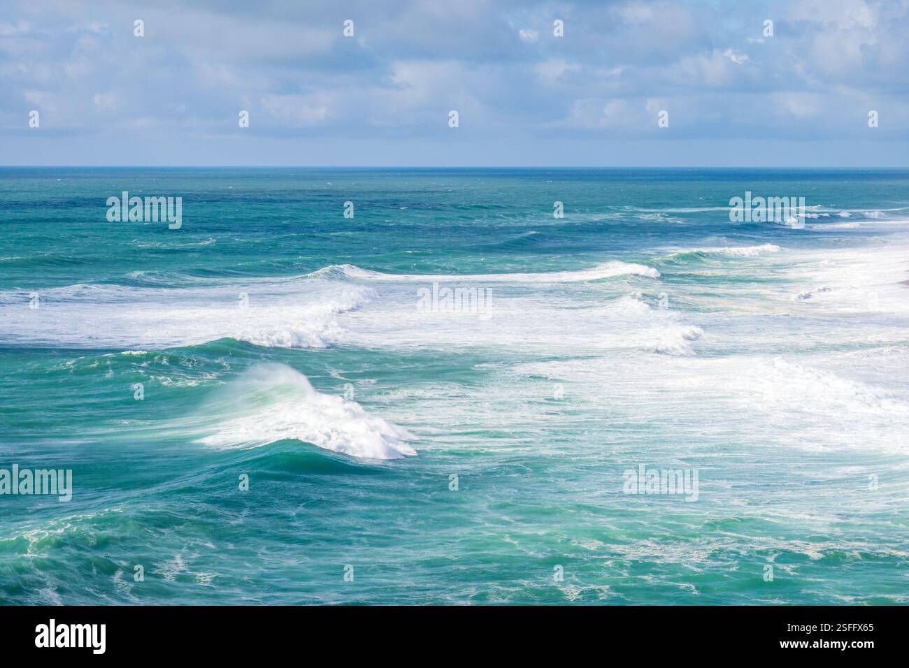 Nazaré 's North beach, Praia do Norte, Nazaré. World record of biggest ...