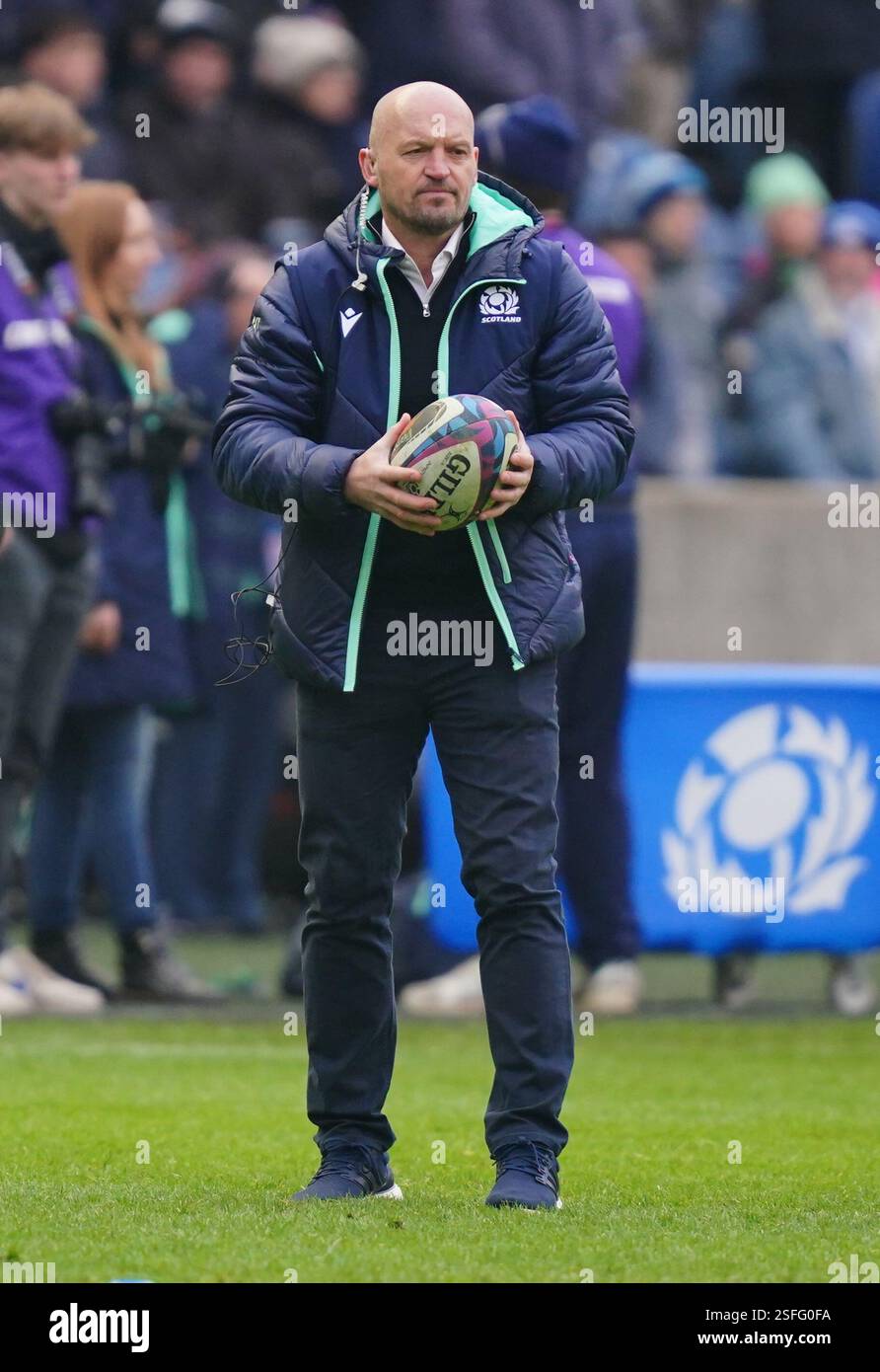 Scotland head coach Gregor Townsend before the Guinness Men's Six ...