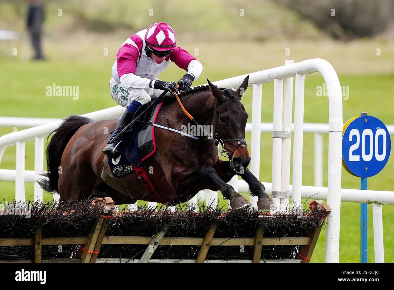 Maxxum ridden by Danny Gilligan on their way to winning the William ...