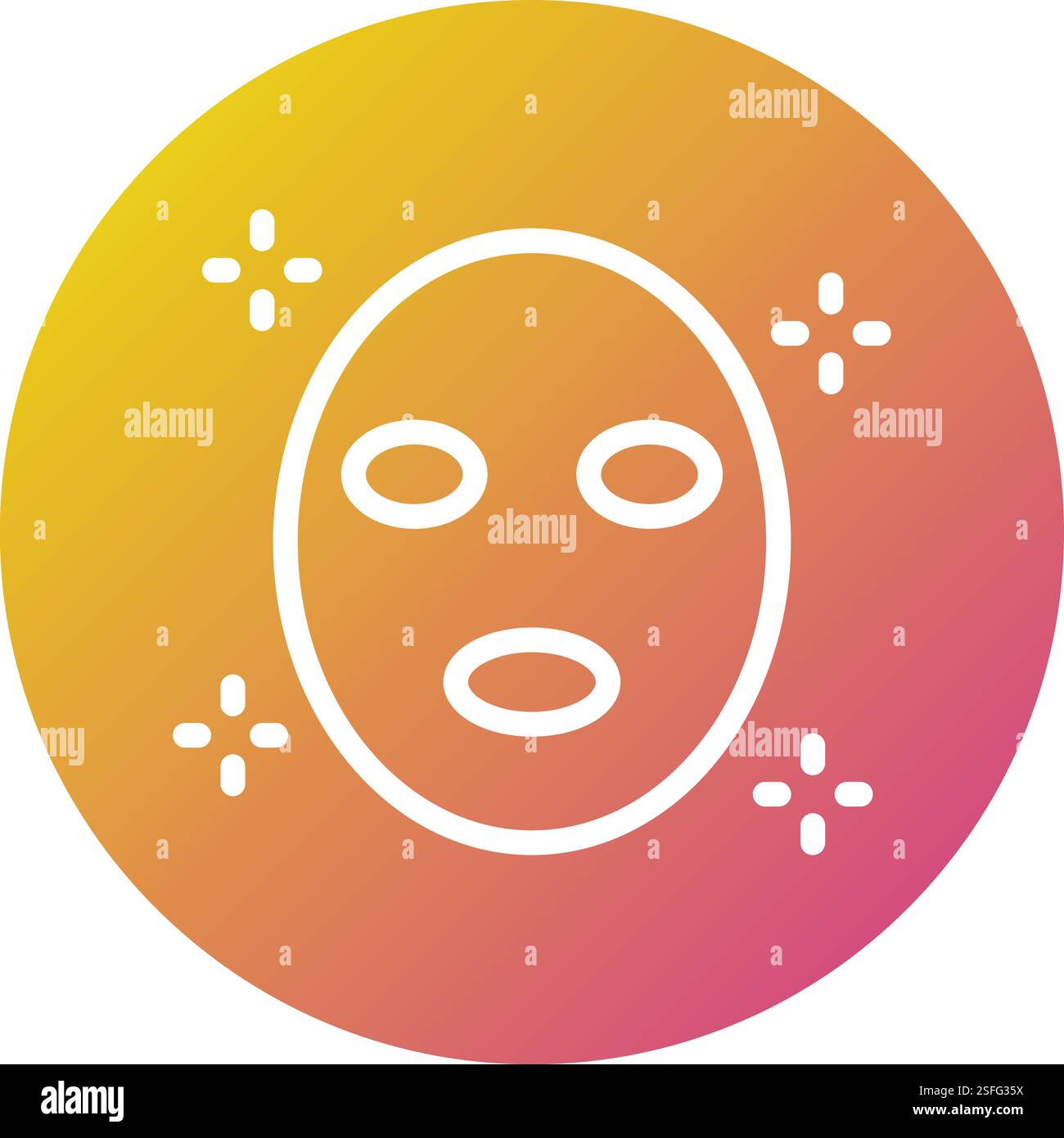 Facial mask icon icon Cut Out Stock Images & Pictures - Alamy