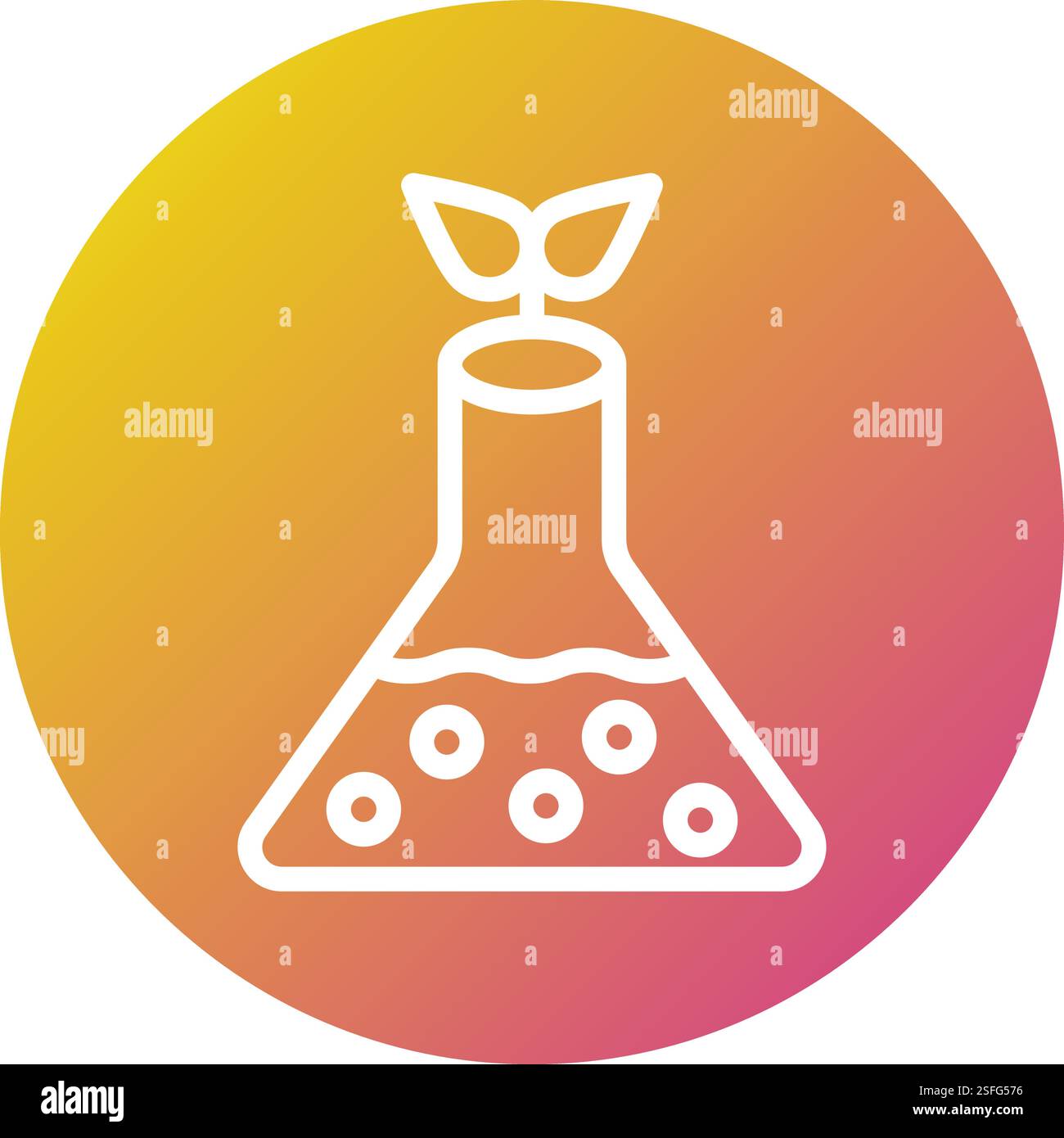 Flask icon design hi-res stock photography and images - Alamy