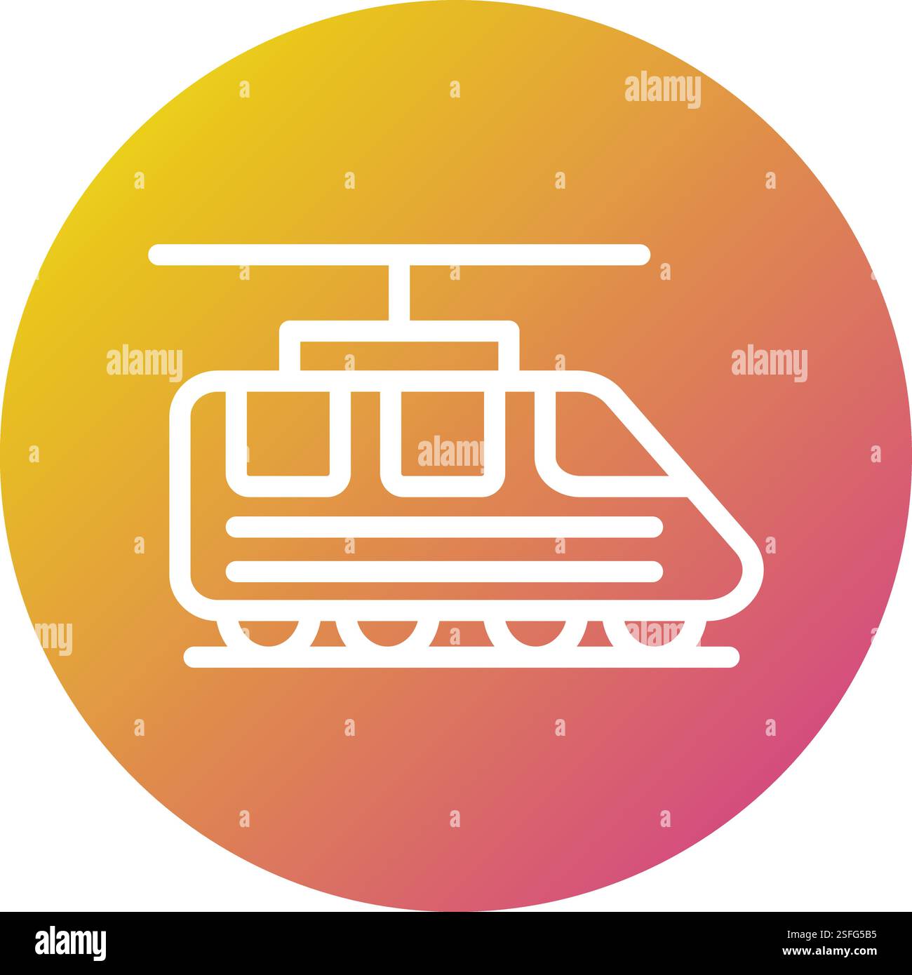 Electric train Vector Icon Design Illustration Stock Vector Image & Art ...