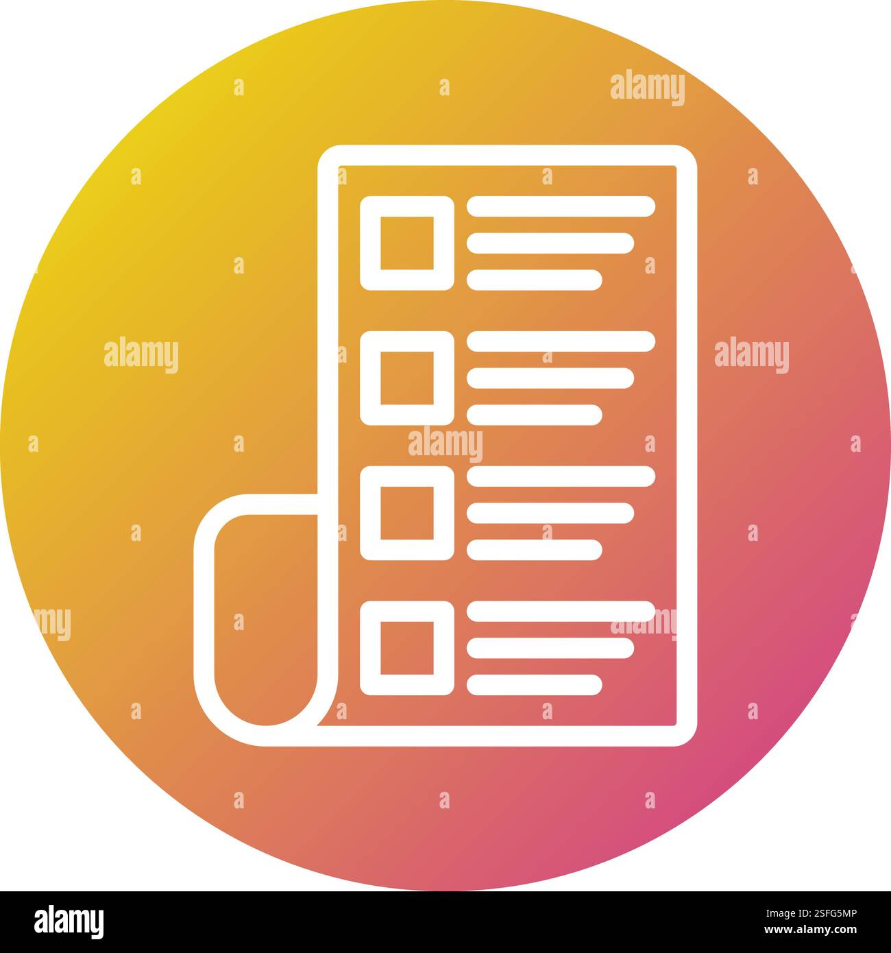 Pamphlet icon Stock Vector Images - Alamy