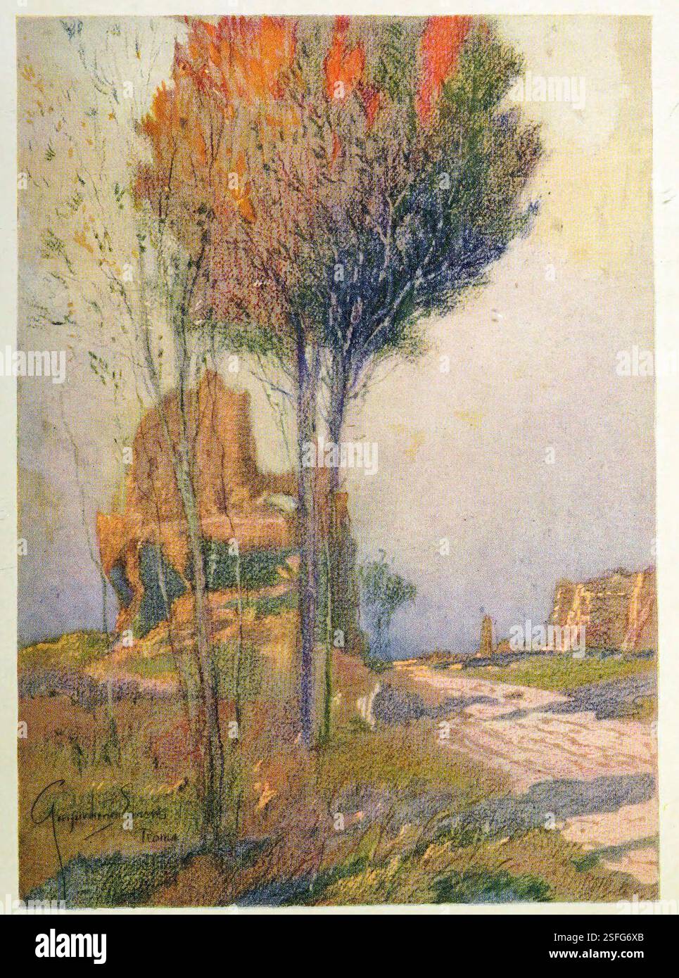 Tombs on appian way rome hi-res stock photography and images - Alamy