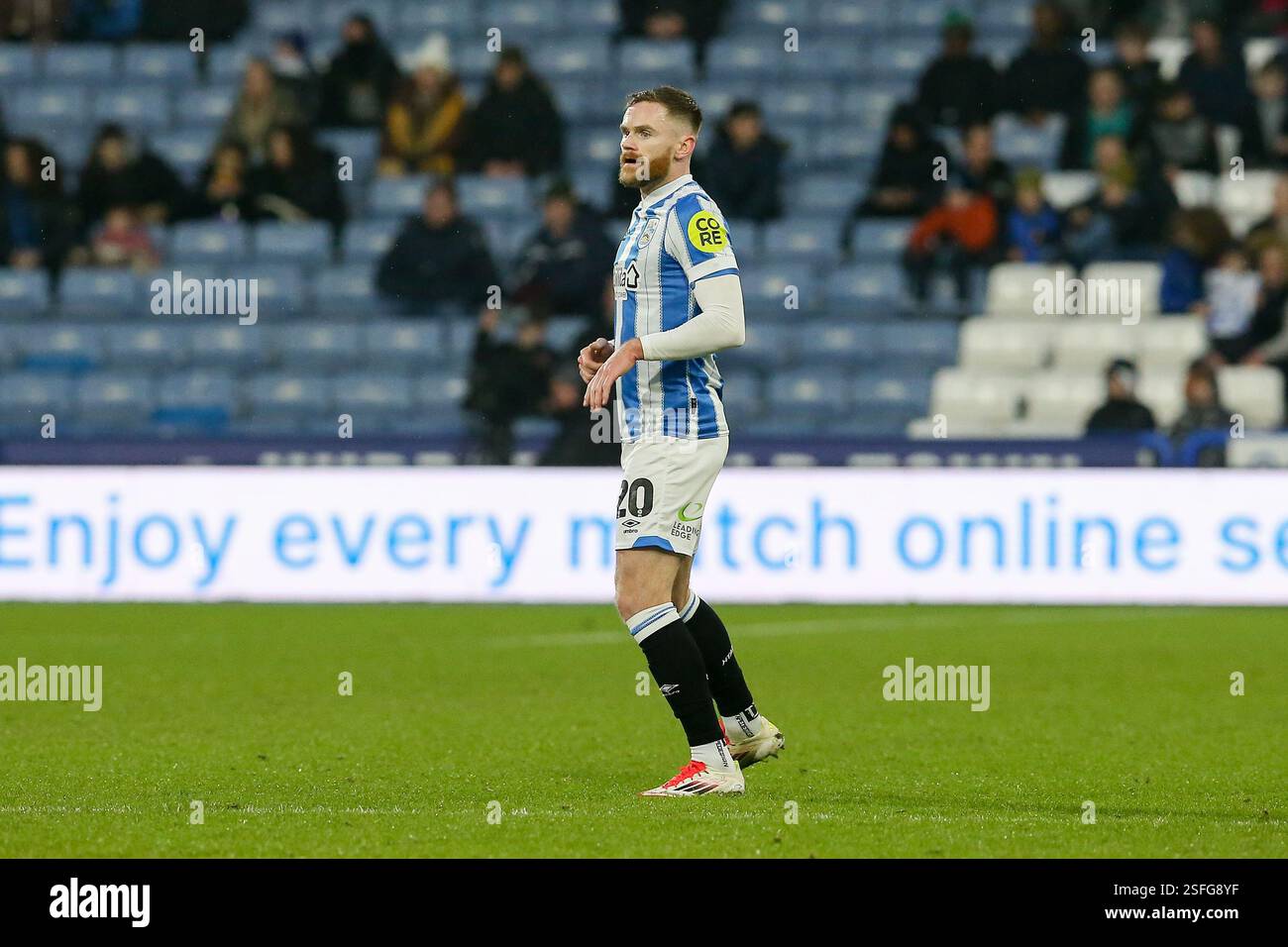 John Smith's Stadium, Huddersfield, England - 8th February 2025 Oliver ...