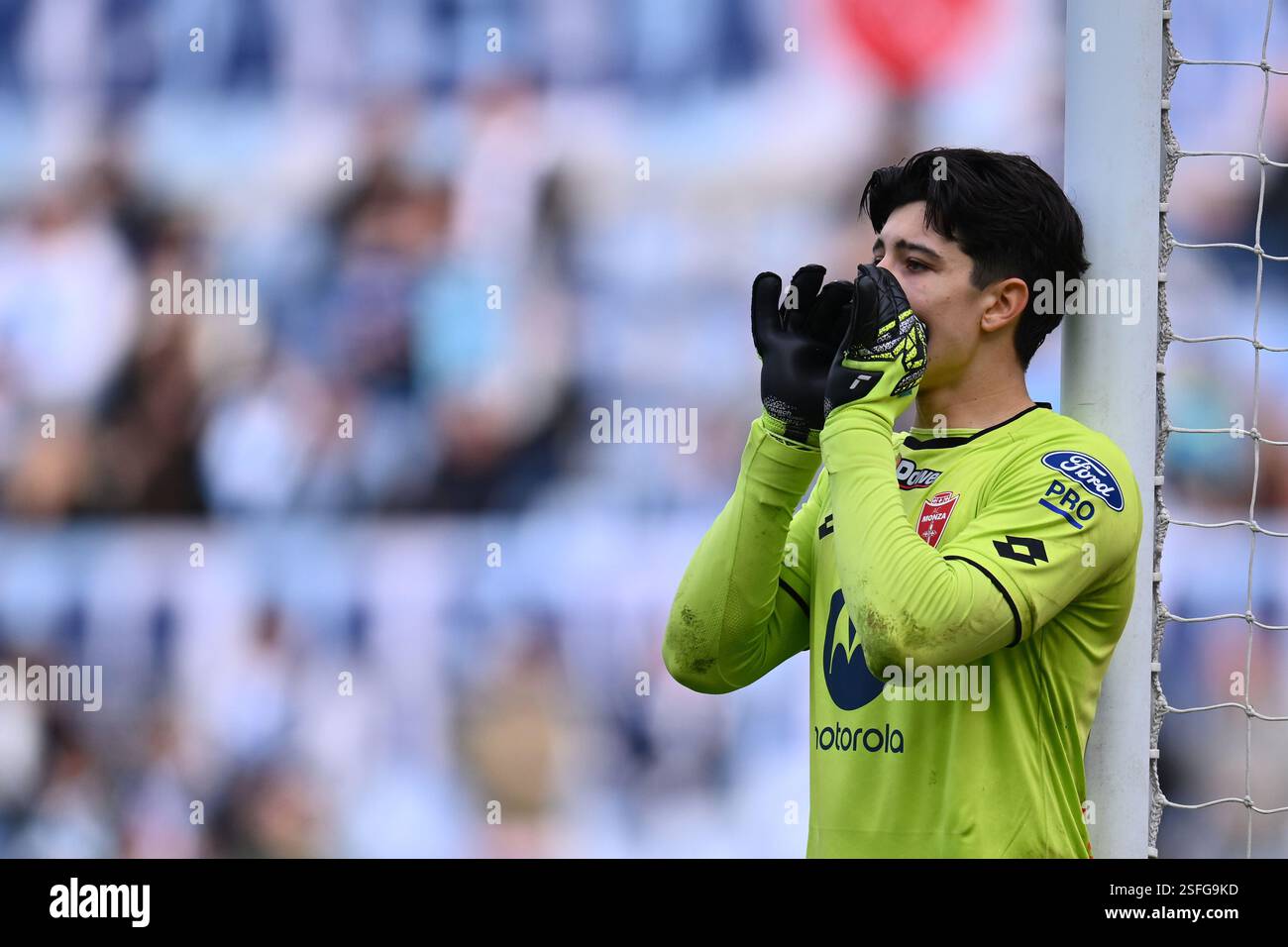 Rome, Italy. 09th Feb, 2025. Semuel Pizzignacco of A.C. Monza ...