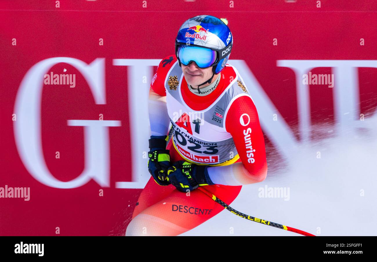 Saalbach Hinterglemm, Austria. 09th Feb, 2025. Alpine skiing: World ...