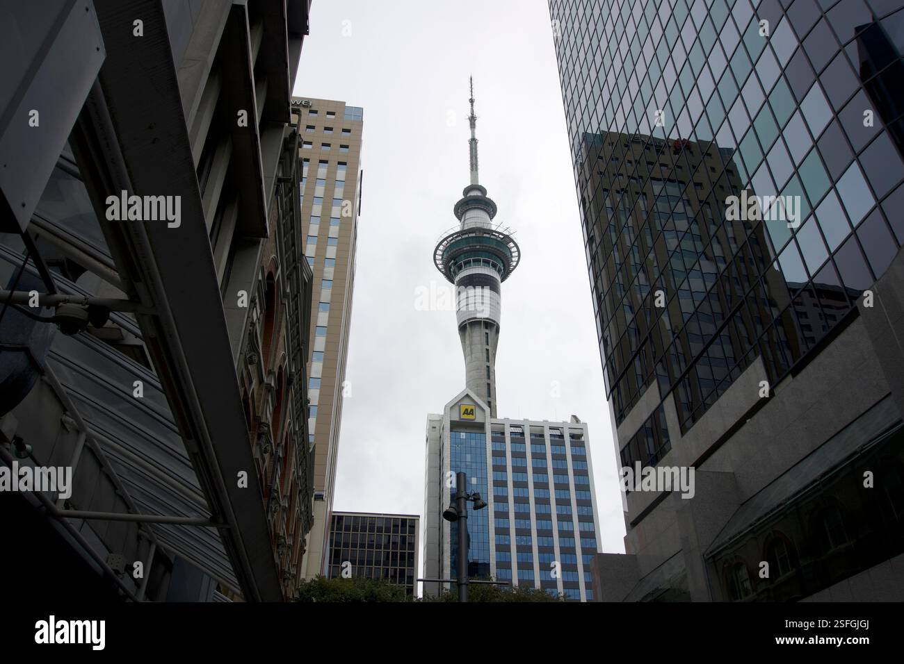 Auckland Sky Tower, New Zealand Stock Photo - Alamy