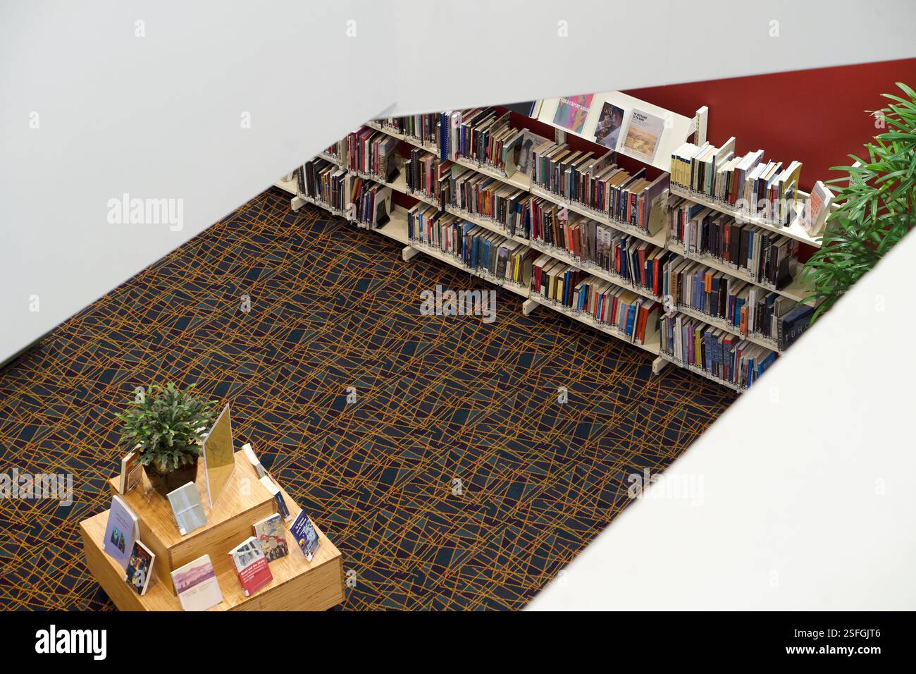 Inside Auckland Council Libraries Building Stock Photo - Alamy